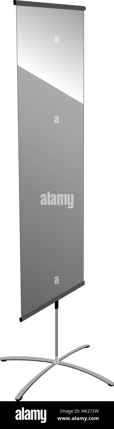 advertising pillar of different designs. Vector illustration Stock ...