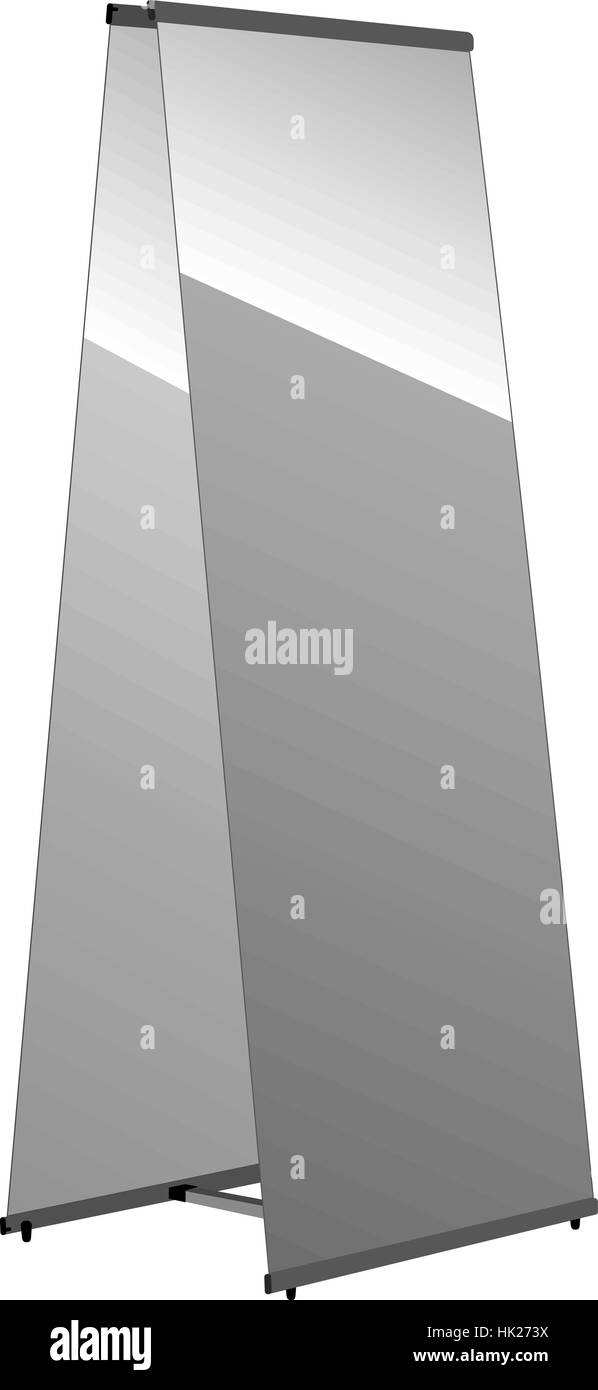 advertising pillar of different designs. Vector illustration Stock ...