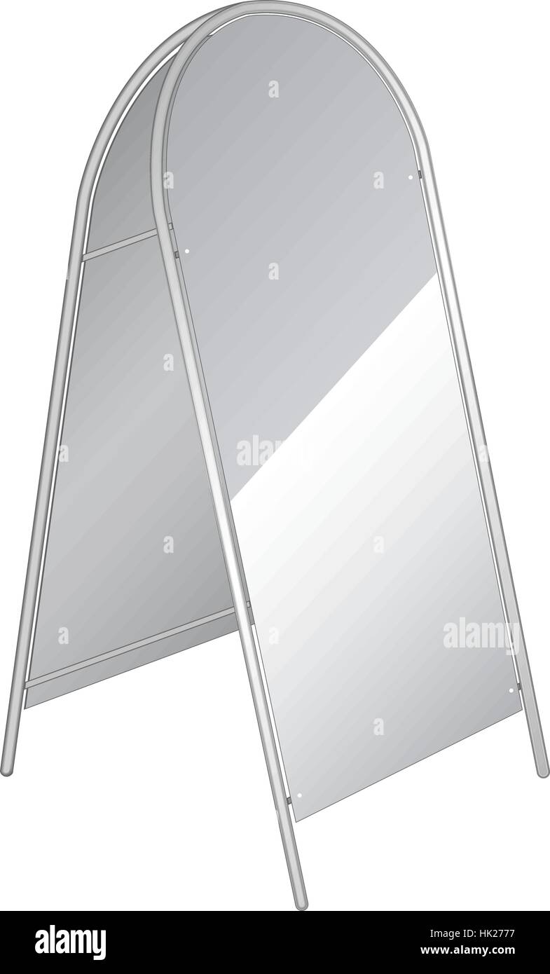 advertising pillar of different designs. Vector illustration Stock ...