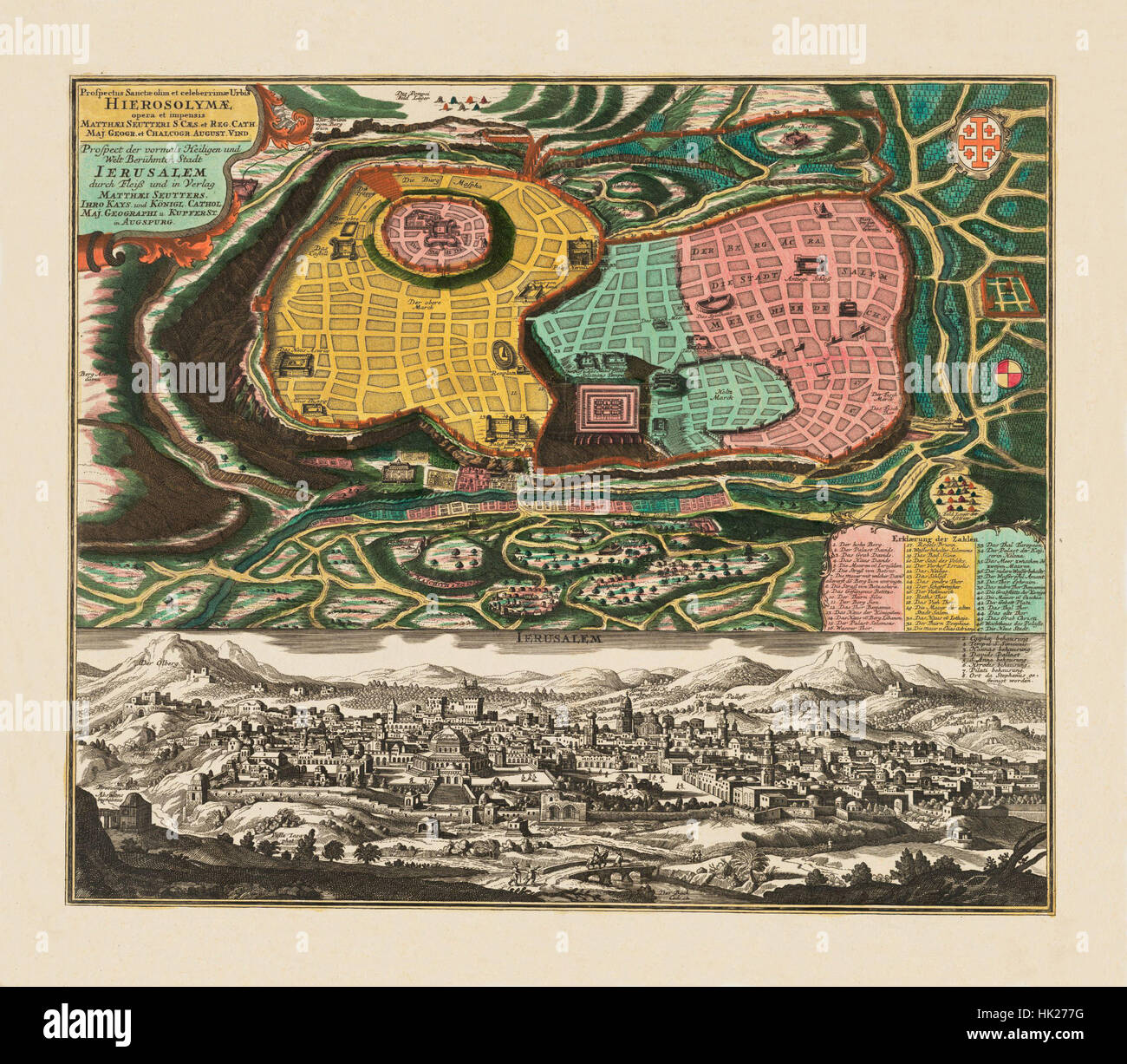 Jerusalem maps hi-res stock photography and images - Alamy