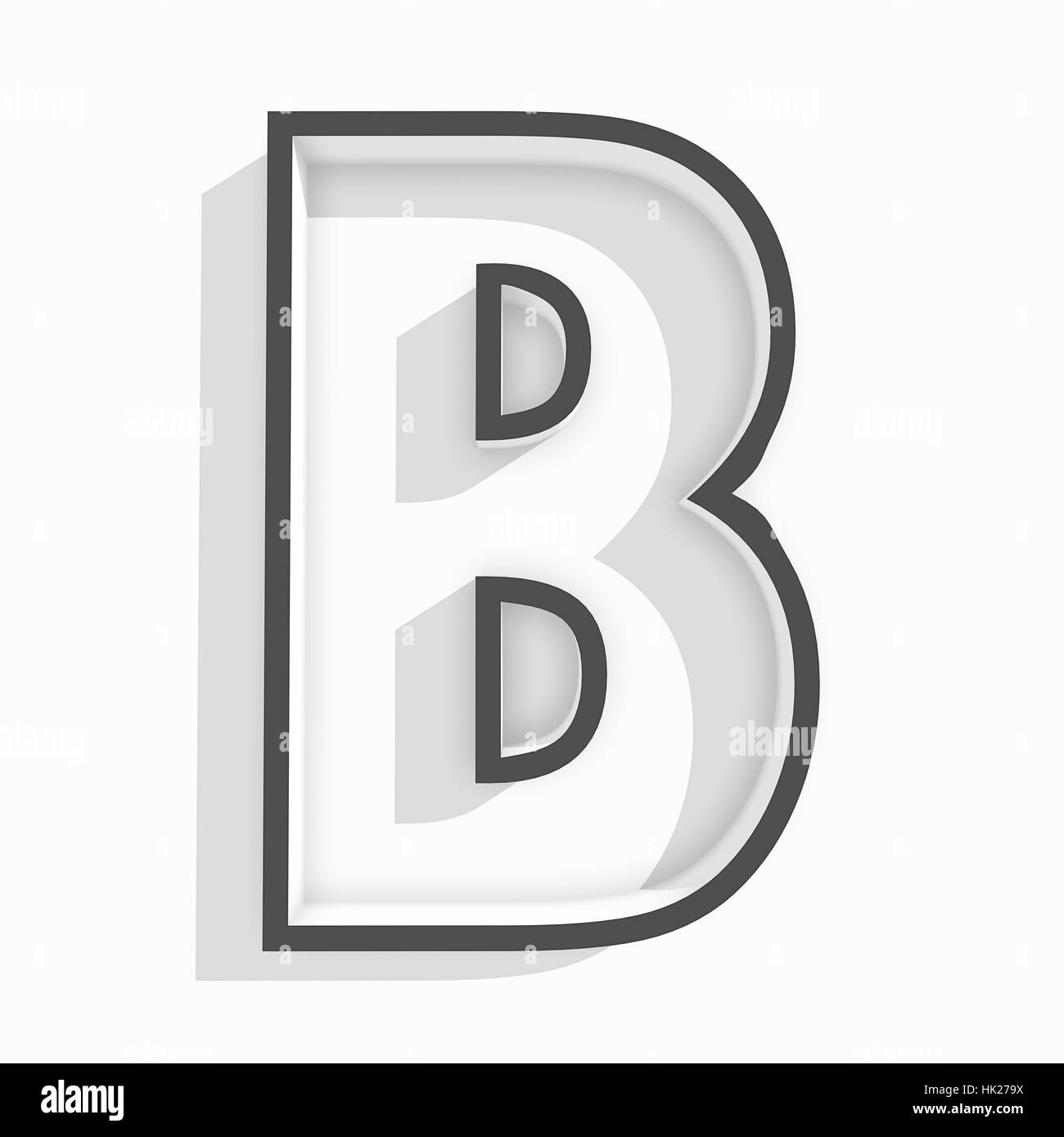 Letter b 3d Black and White Stock Photos & Images - Alamy
