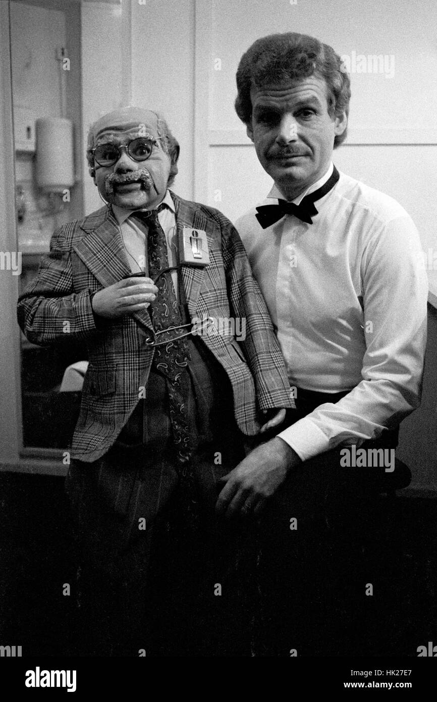 Ventriloquist Tony Addams and Grandad 1984 Stock Photo - Alamy