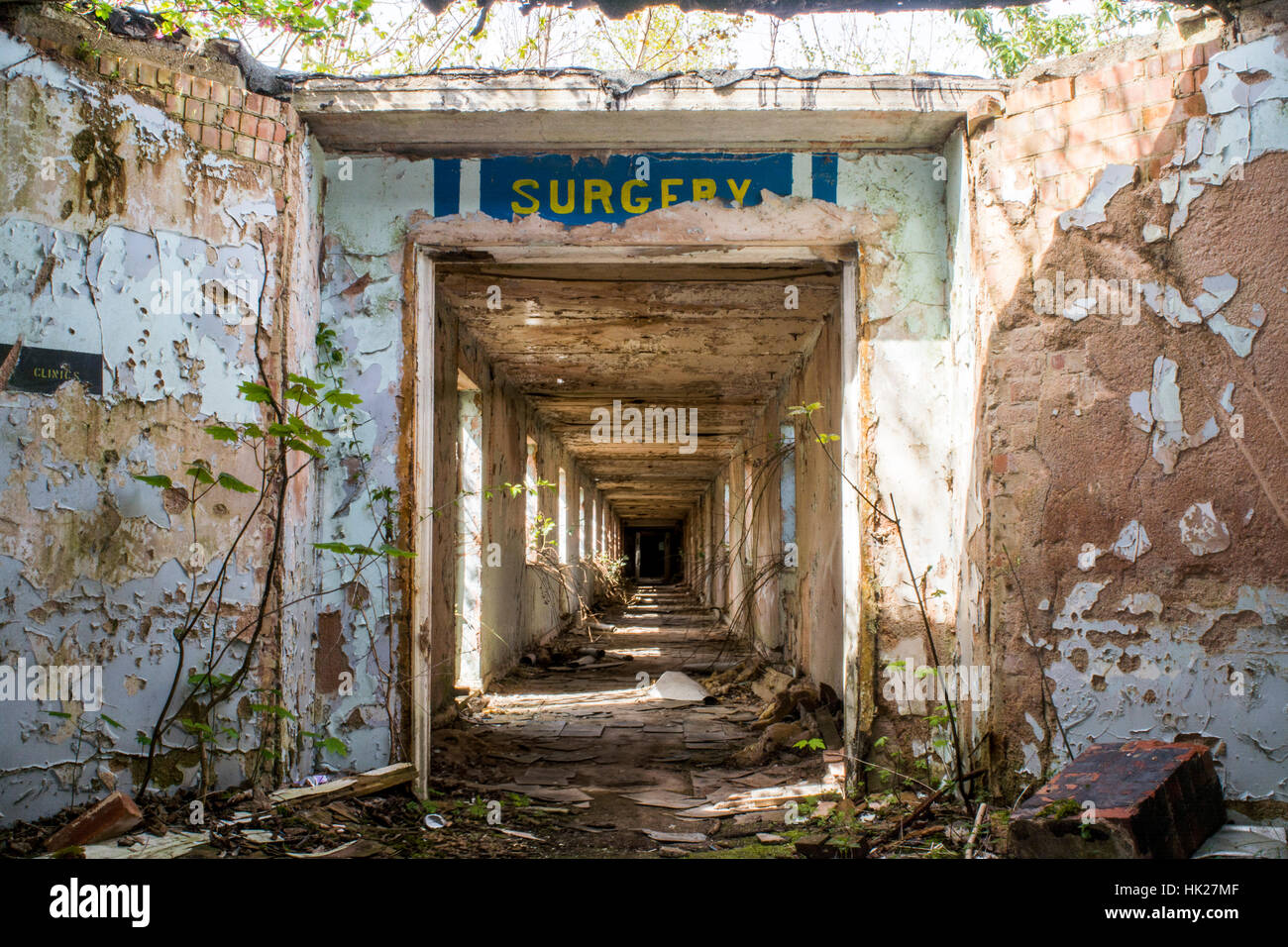 RAF Nocton hall's hospital stands empty and dilapidated in Lincolnshire ...