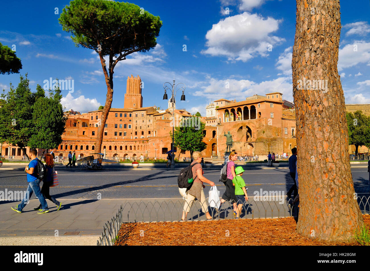 ROMAN FORUM, ROME'S HISTORIC CENTER, ITALY Stock Photo - Alamy