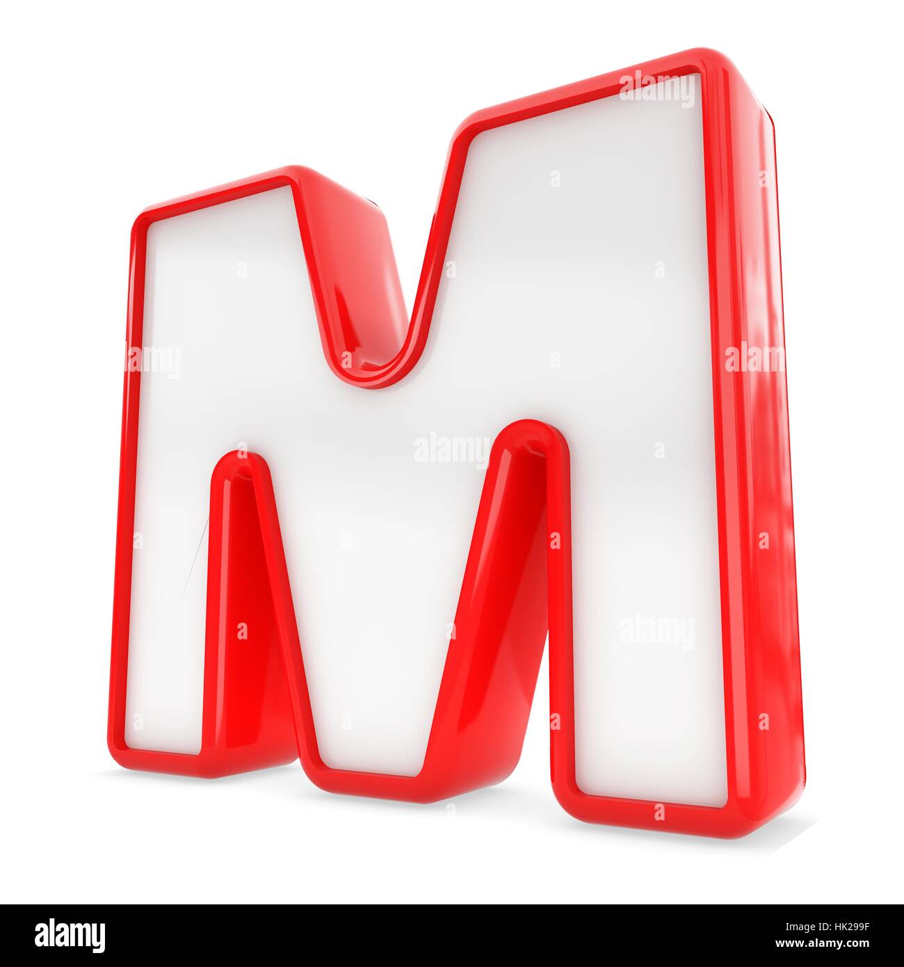 3d black plastic letter M isolated white background Stock Photo - Alamy