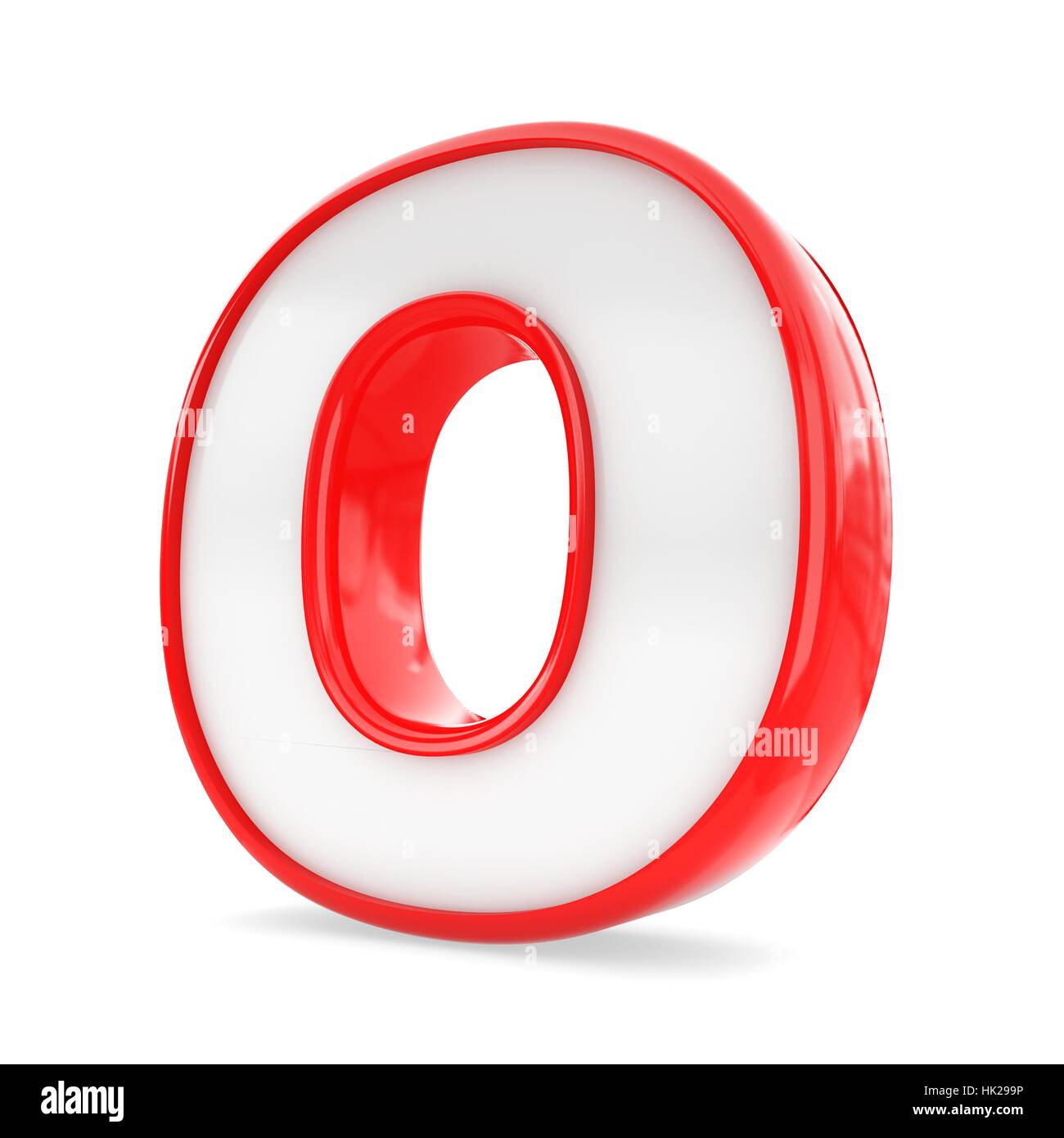 3d black plastic letter O isolated white background Stock Photo - Alamy