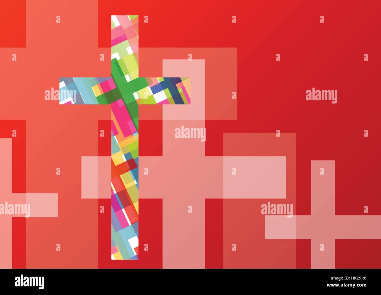 Christianity religion cross concept abstract background vector ...