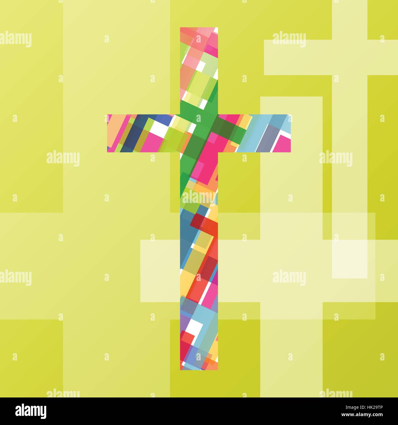 Christianity religion cross concept abstract background vector ...