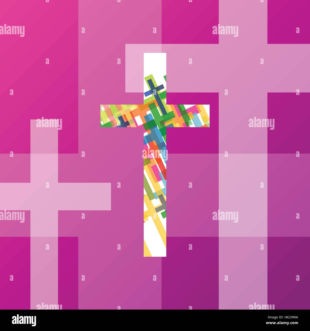 Christianity religion cross concept abstract background vector ...