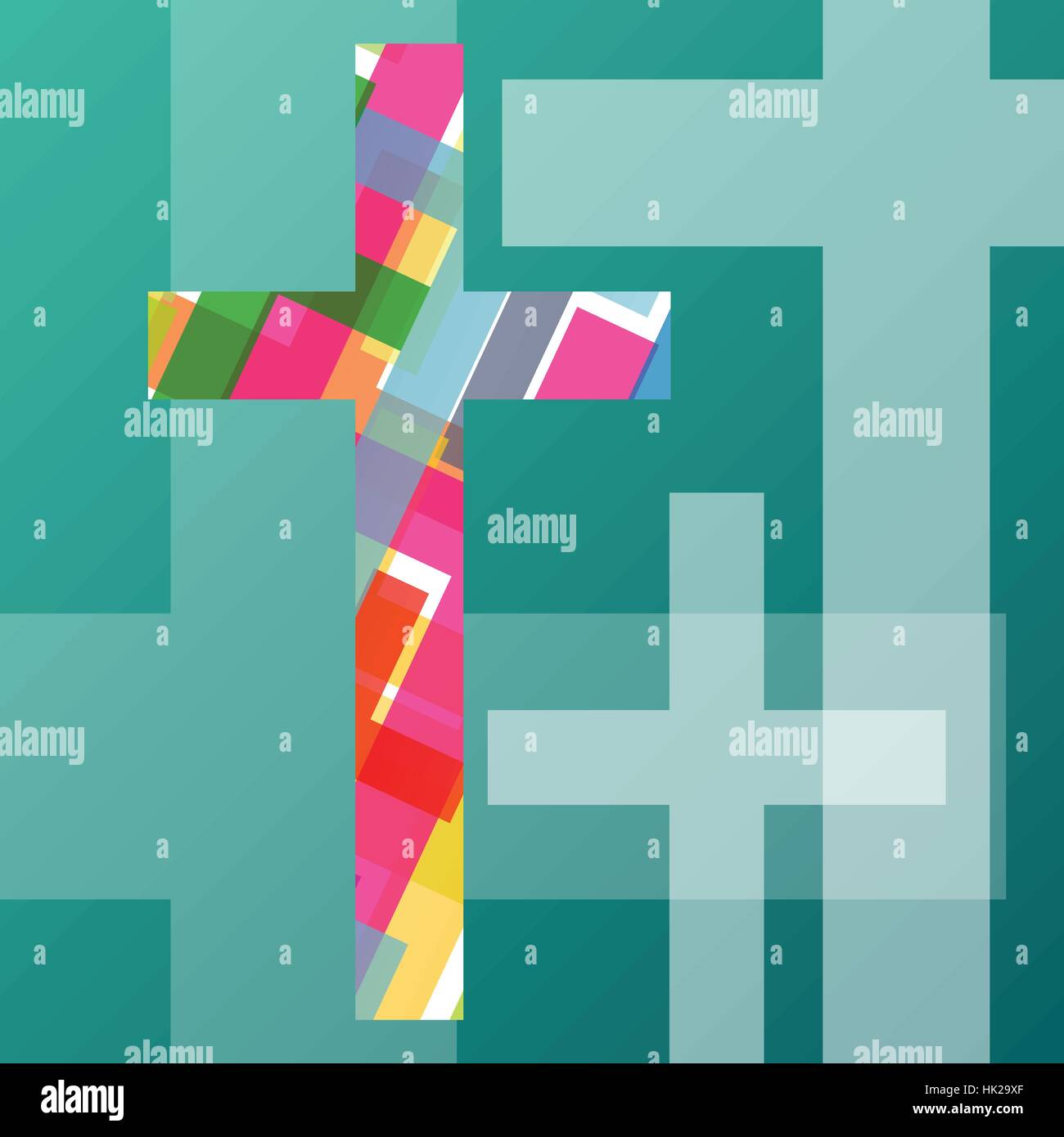 Christianity religion cross concept abstract background vector ...