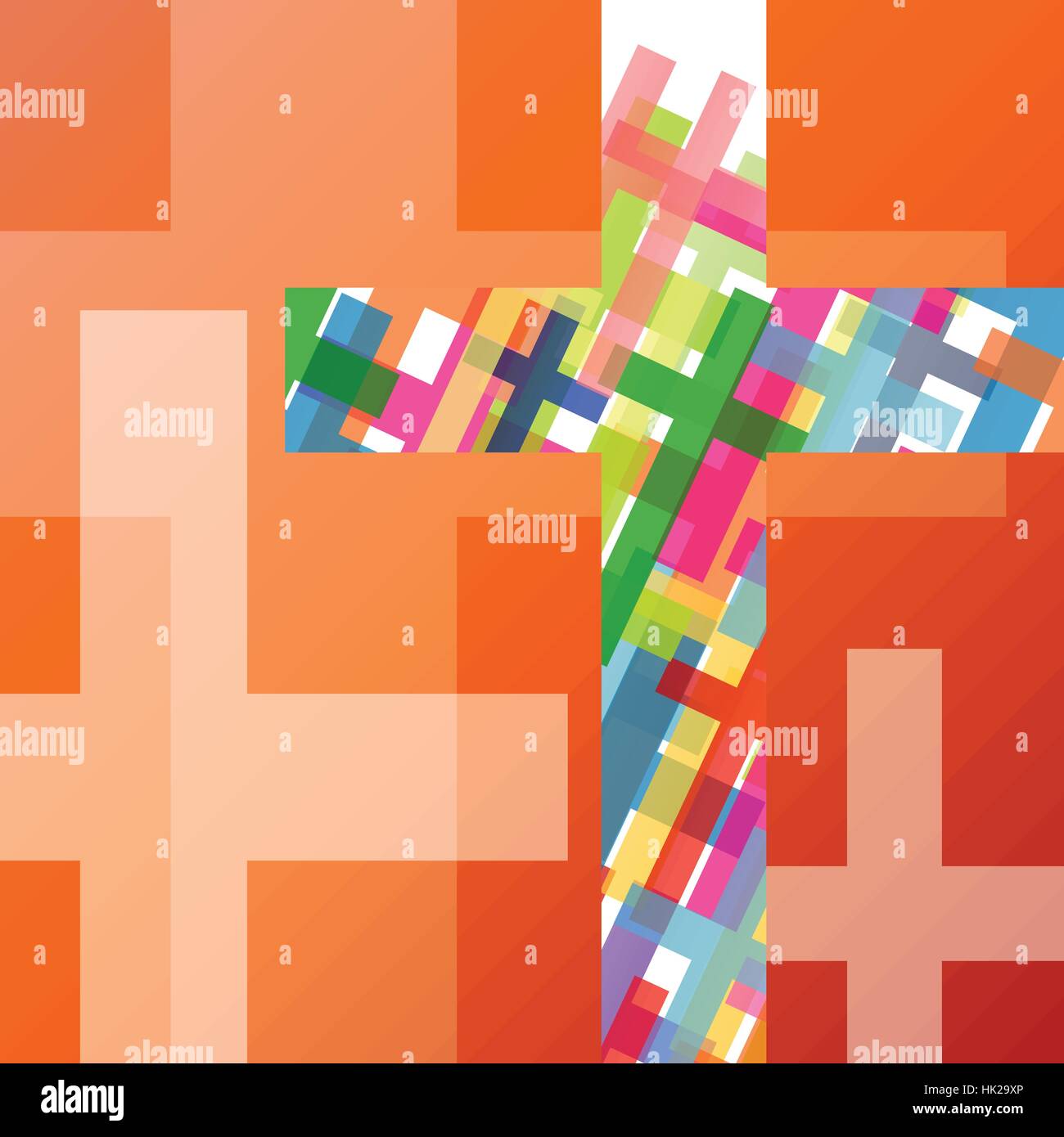 Christianity religion cross concept abstract background vector ...