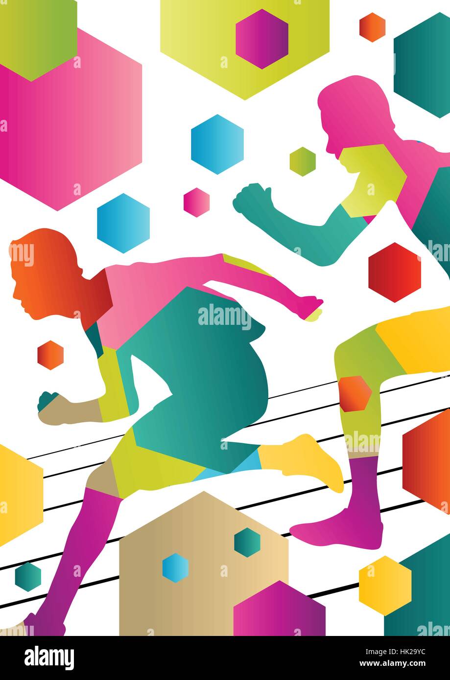 Male hurdles Stock Vector Images - Alamy