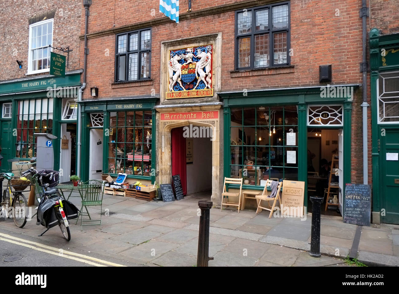 Street Entrance to Merchants Hall York City England UK United Kingdom ...