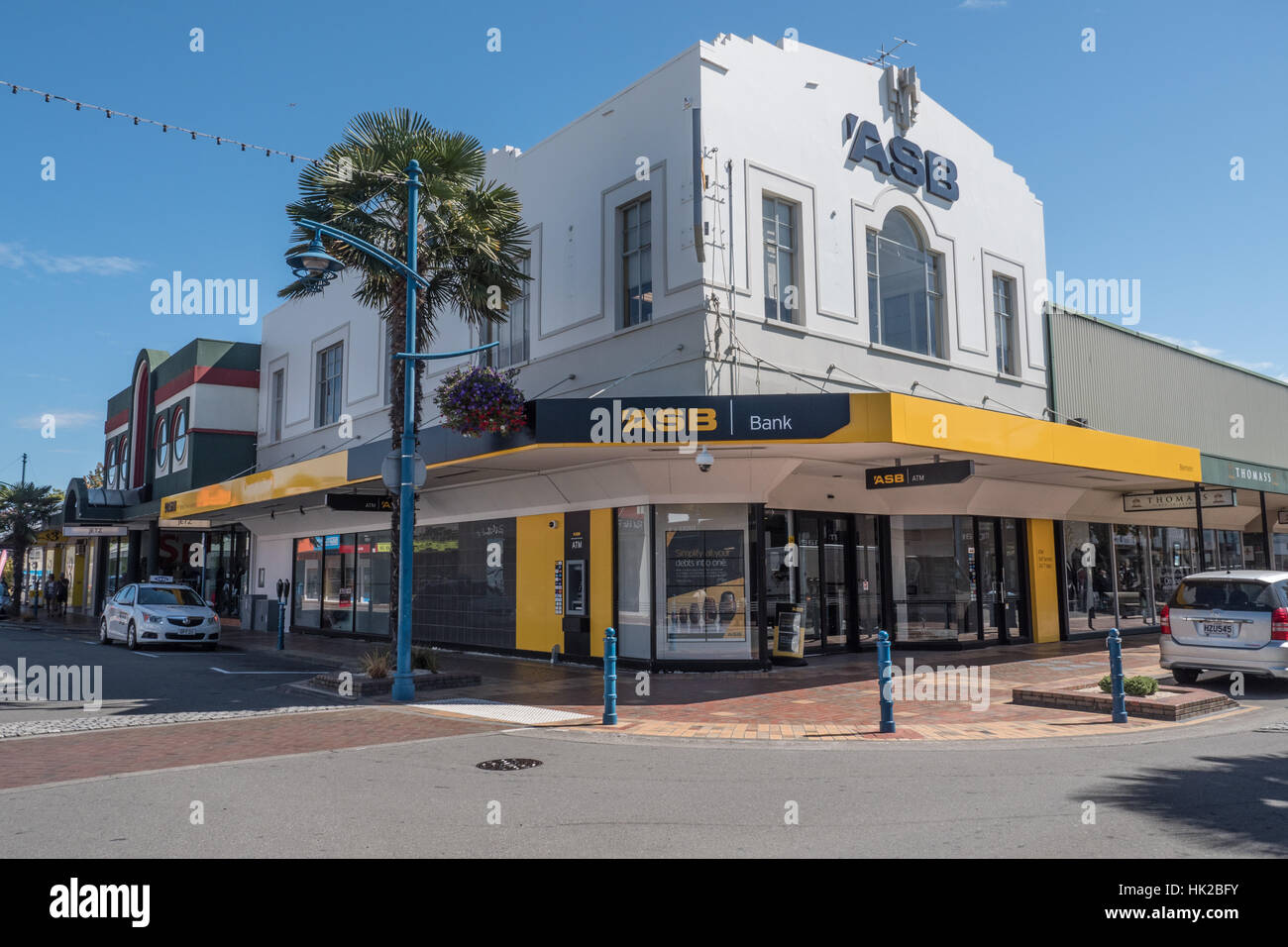 ASB bank building, Blenheim, South Island, New Zealand Stock Photo - Alamy