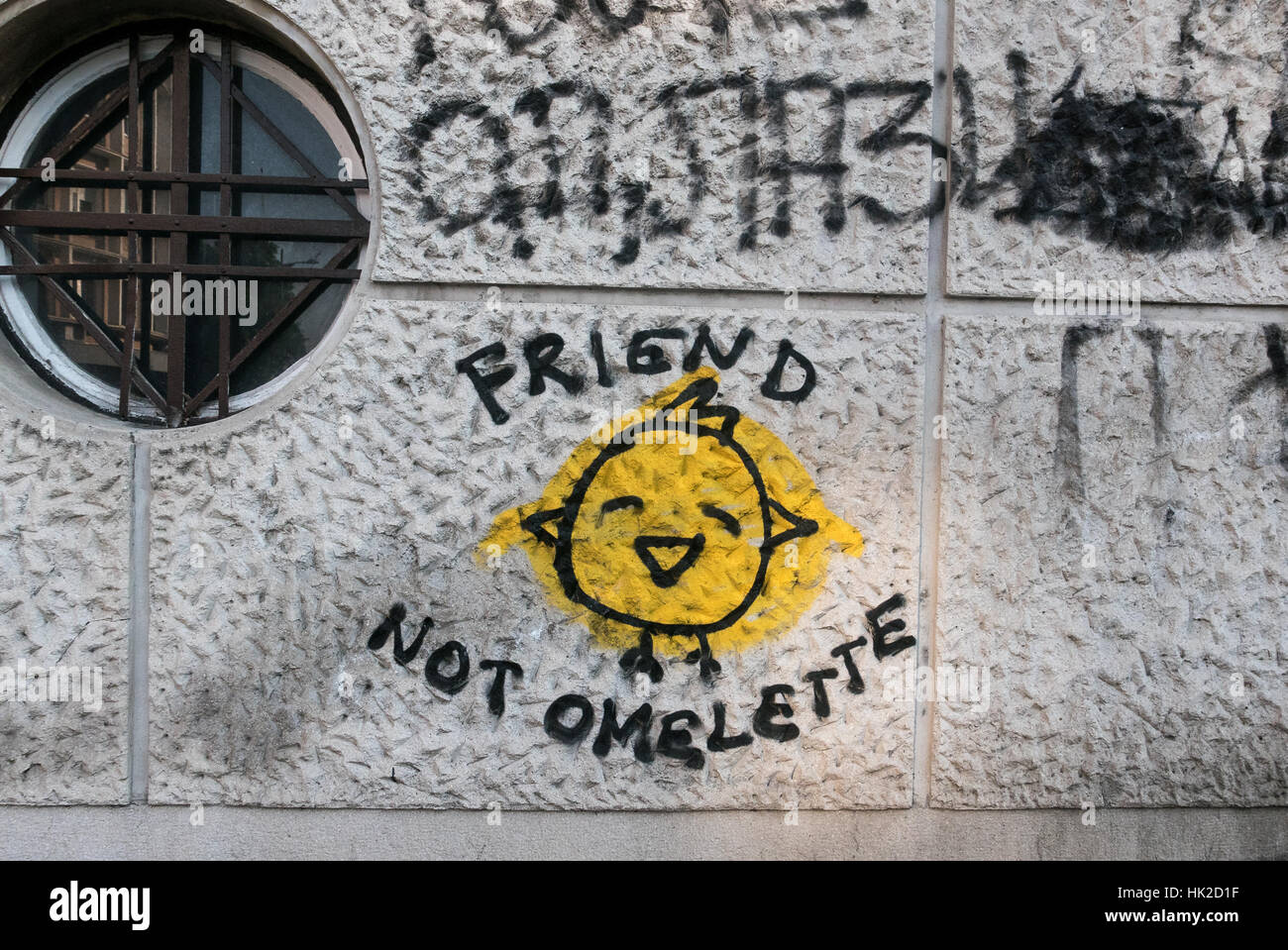 Graffiti chicken graffiti hi-res stock photography and images - Alamy