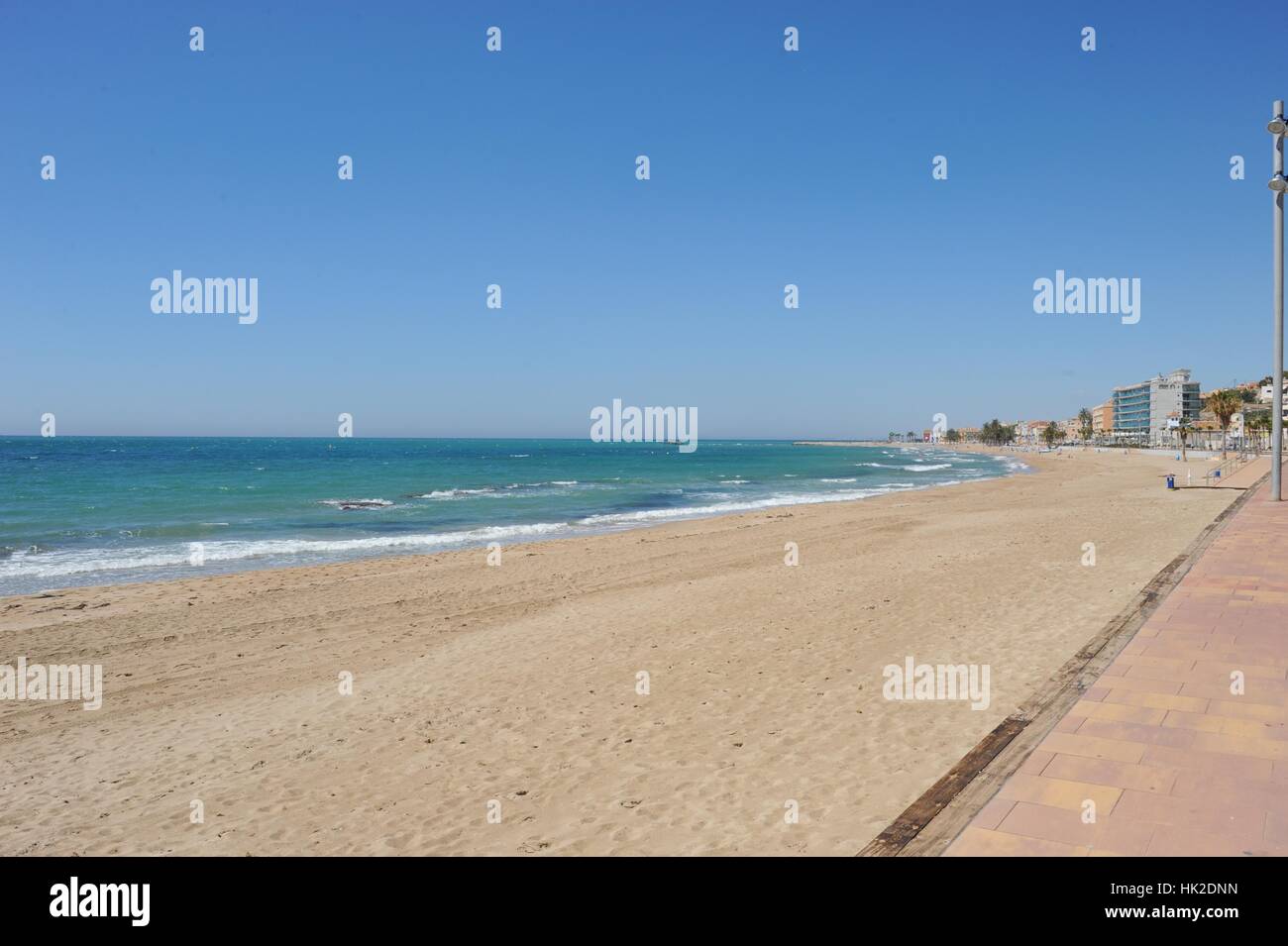 spain - empty beach Stock Photo - Alamy