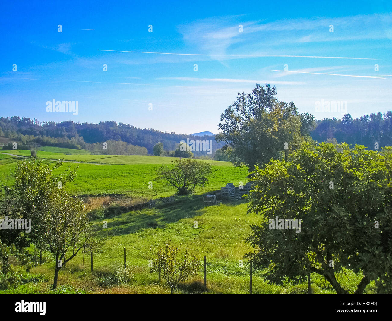 blue, hill, europe, sight, view, outlook, perspective, vista, panorama ...