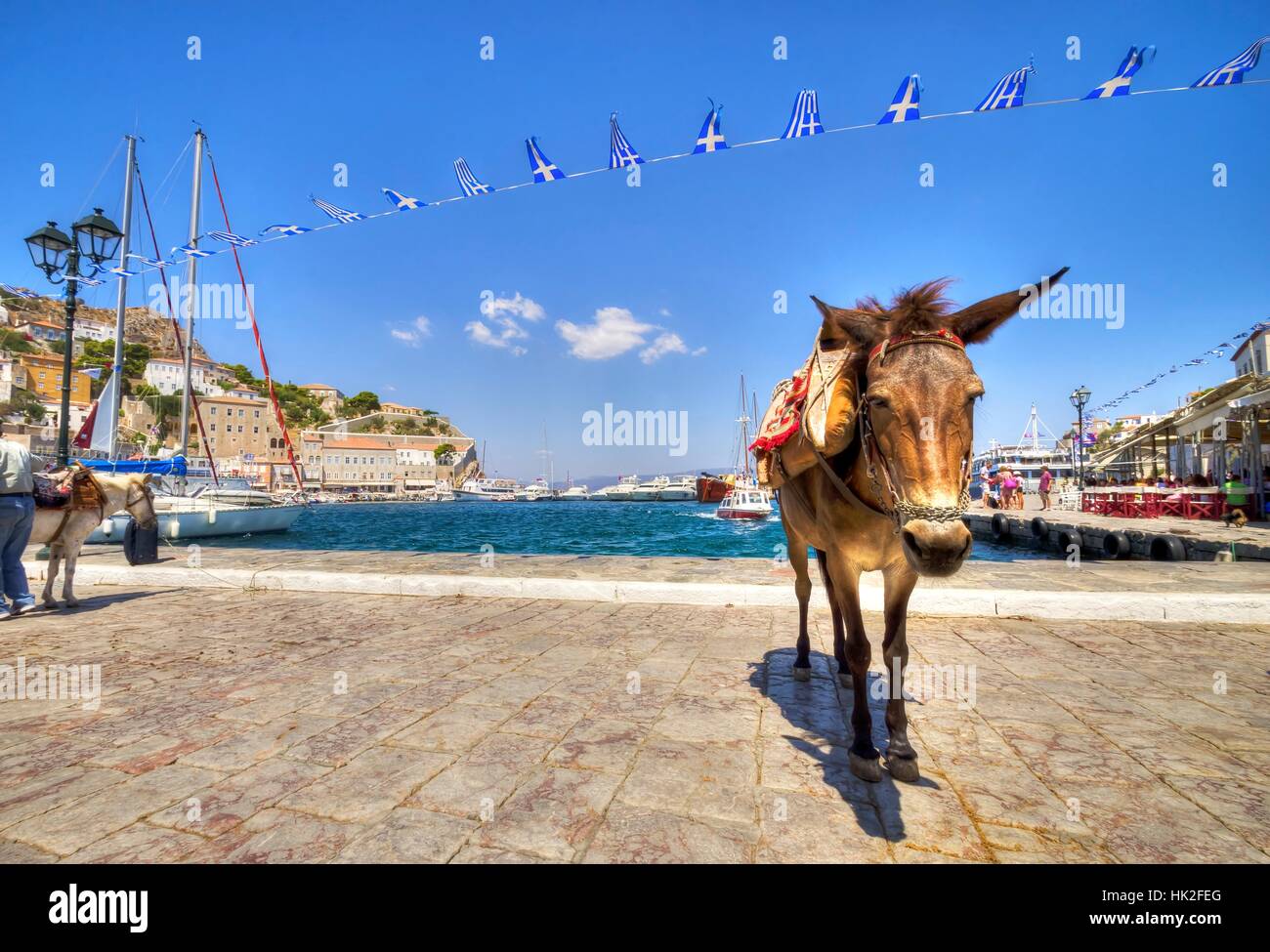 Hydra village on santorini hi-res stock photography and images - Alamy