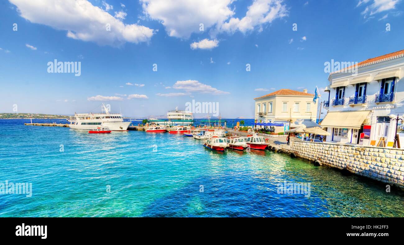 greece, greek, port, boat, island, salt water, sea, ocean, water ...