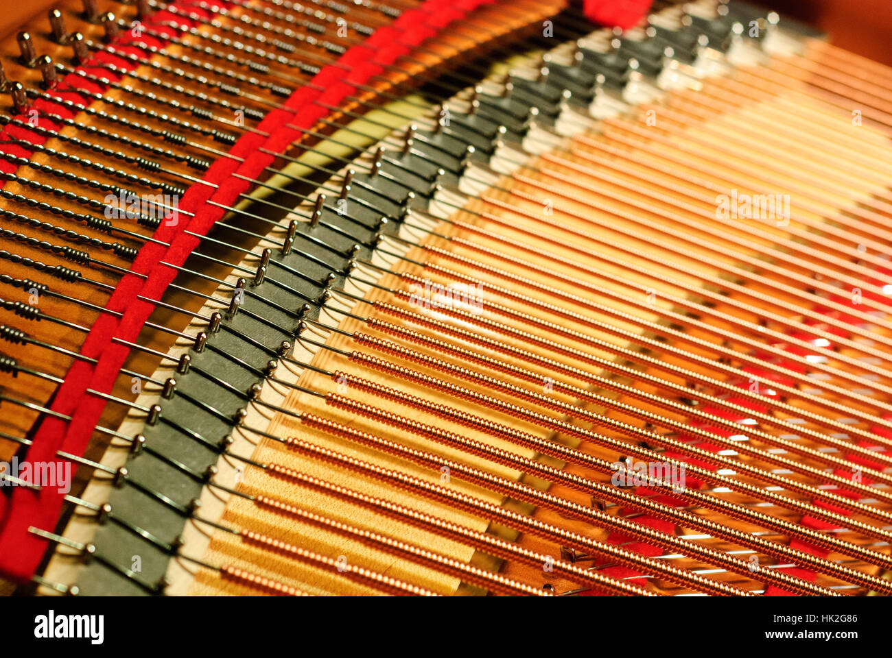 string piano detail Stock Photo - Alamy