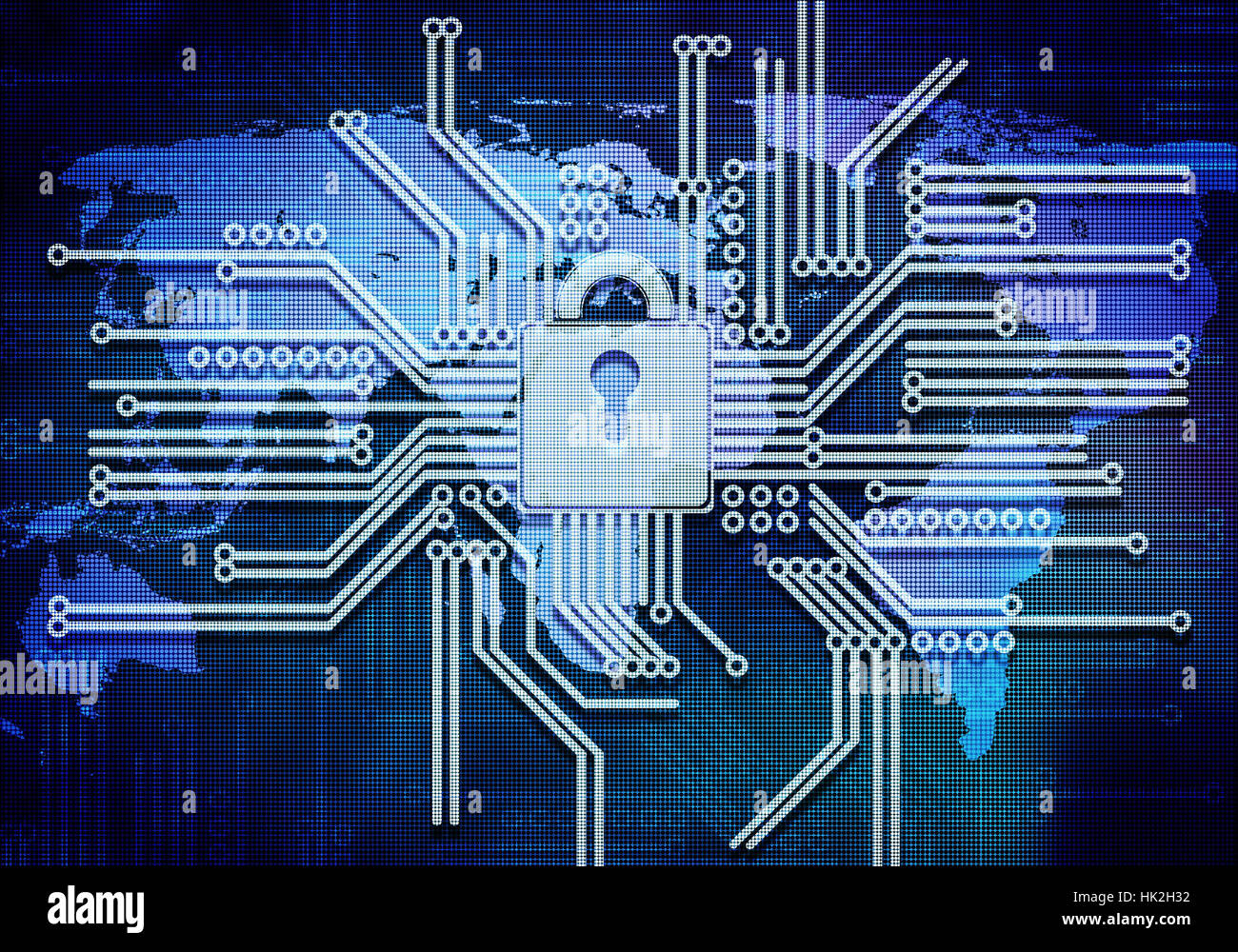 Protection concept circuit board hi-res stock photography and images ...