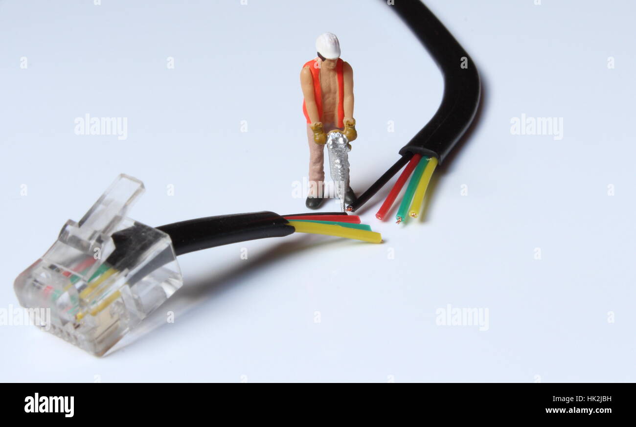 Network interference cable hi-res stock photography and images - Alamy
