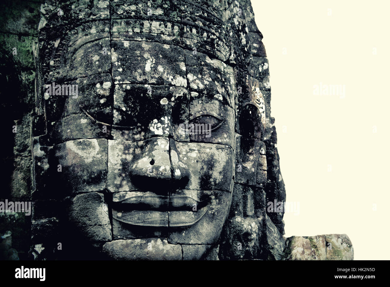 Large smiling stone face hi-res stock photography and images - Alamy