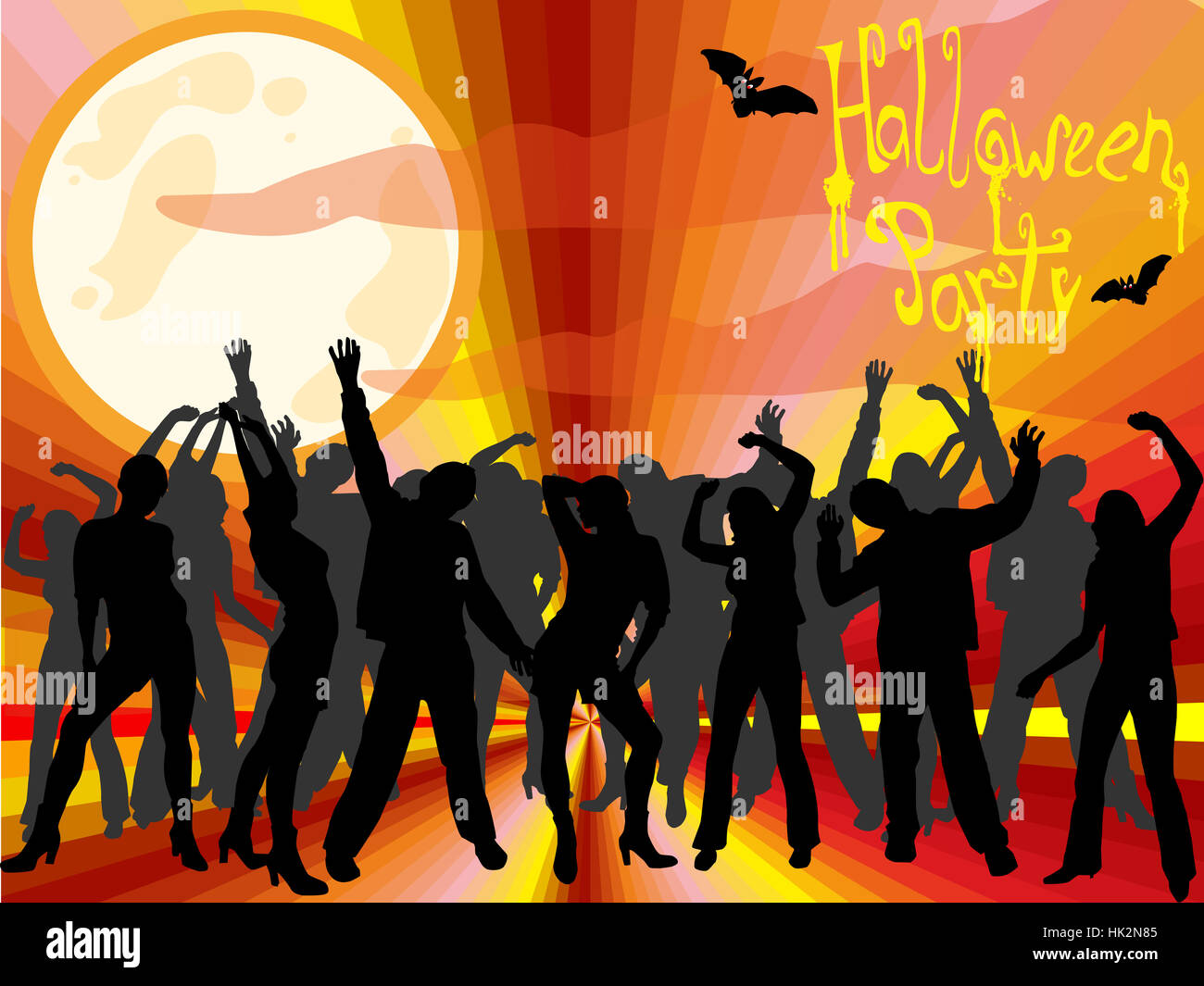 disco, party, celebration, halloween, silhouette, pumpkin, october ...