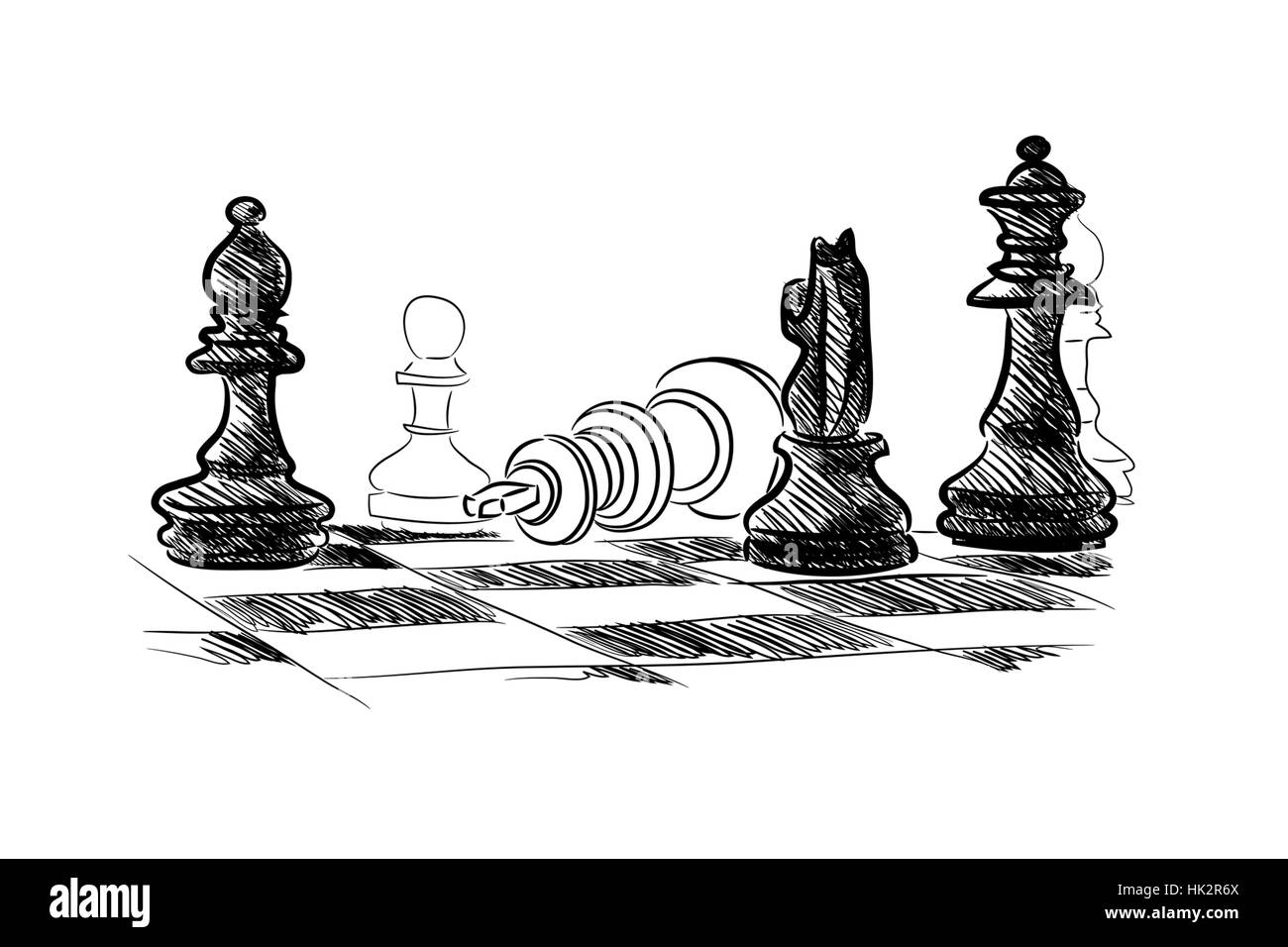 Check piece Black and White Stock Photos & Images - Alamy