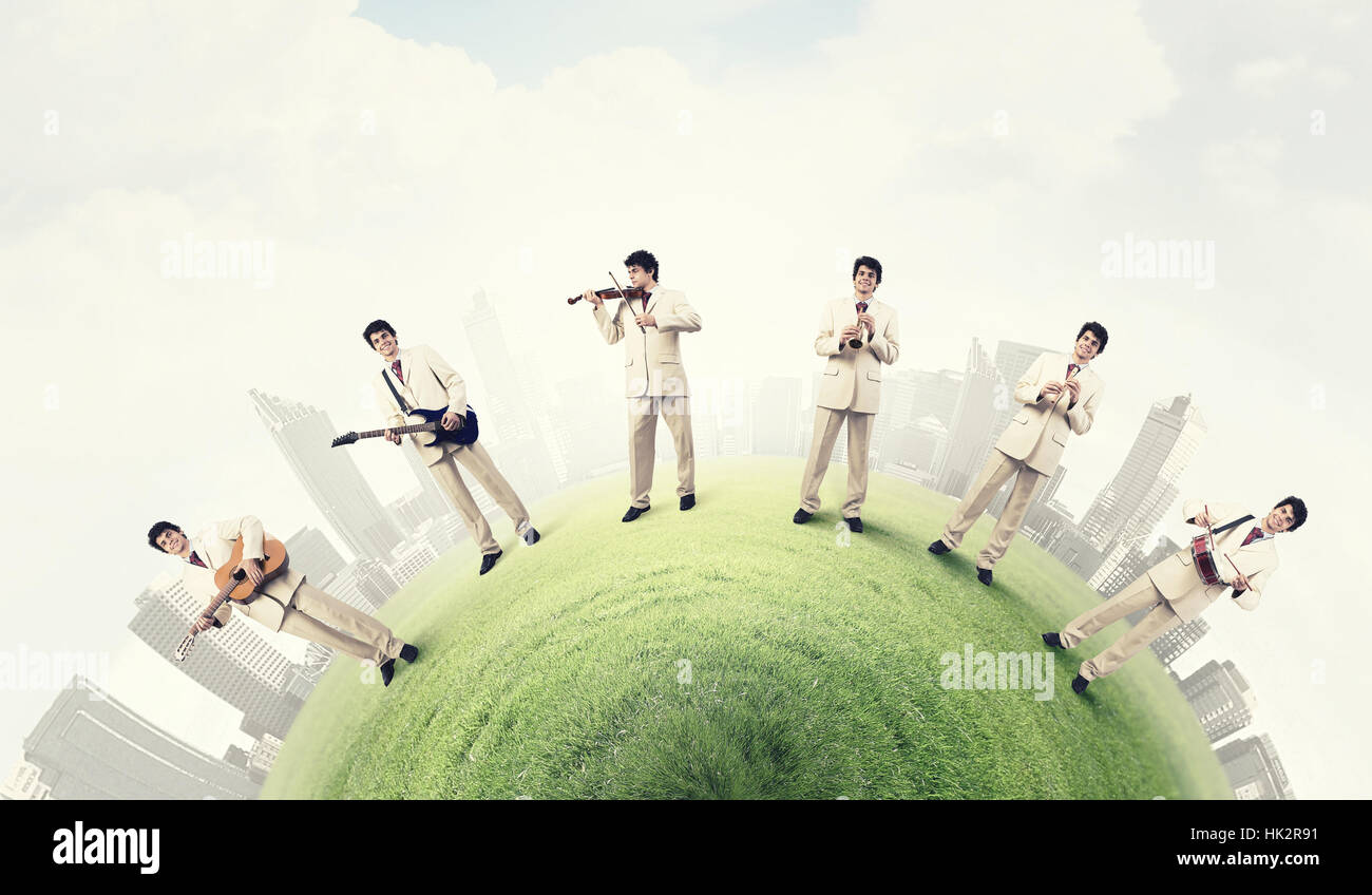 Musician different musical instruments hi-res stock photography and ...