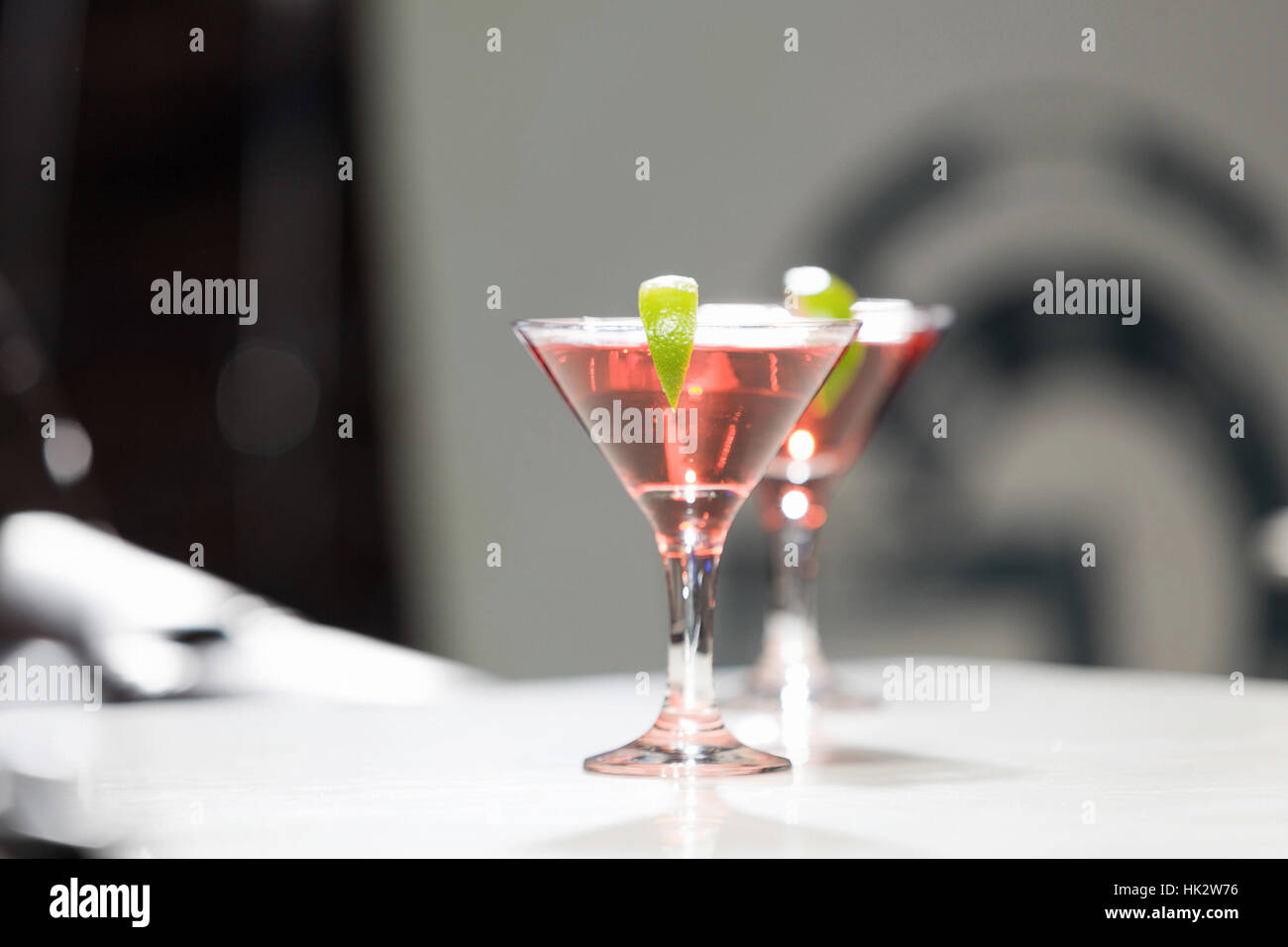 Two fruit cocktails standing hi-res stock photography and images - Alamy