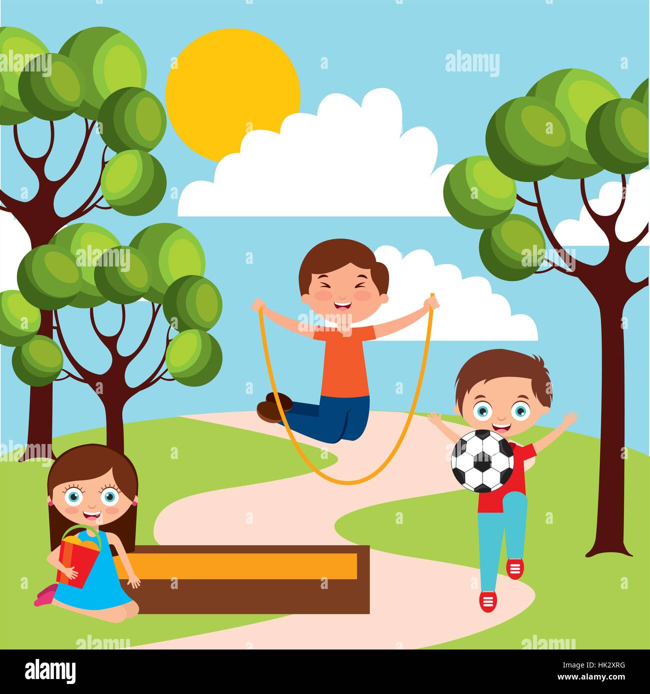 cartoon kids design Stock Vector Image & Art - Alamy