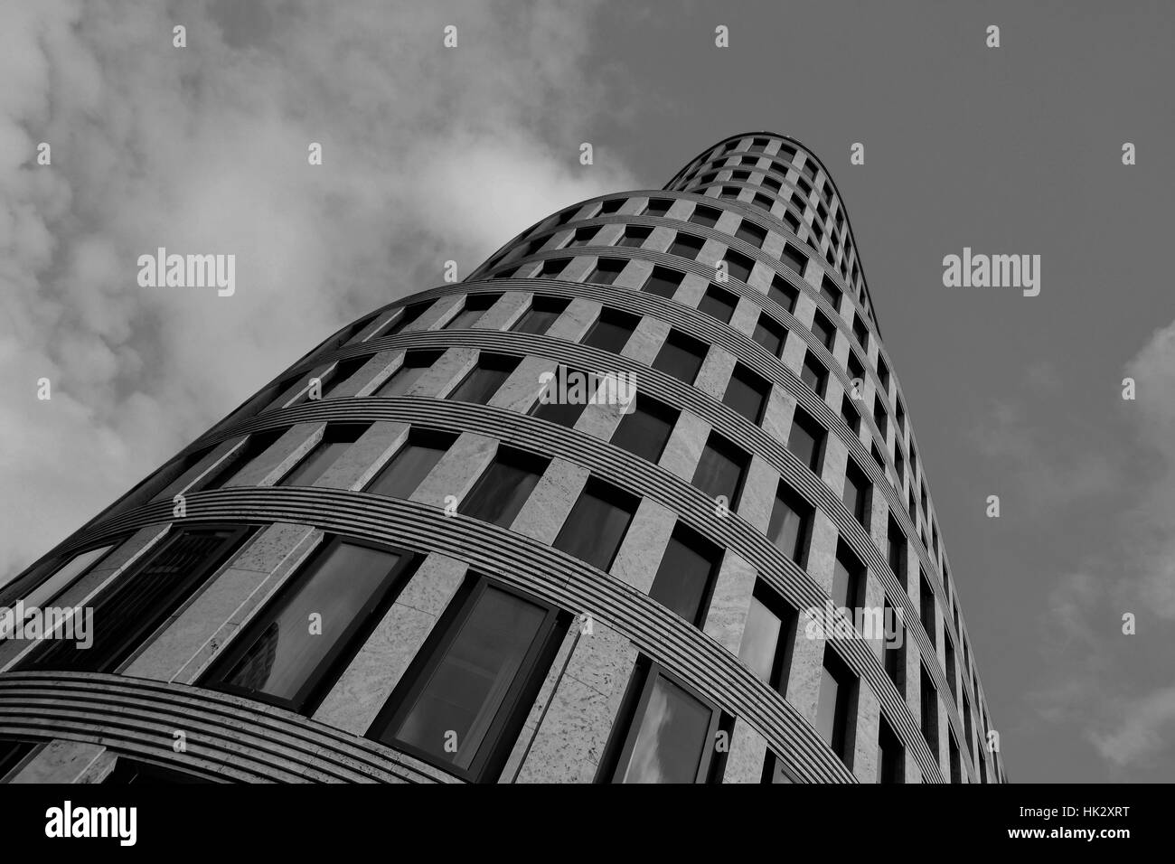 Construction high building in Black and White Stock Photos & Images - Alamy