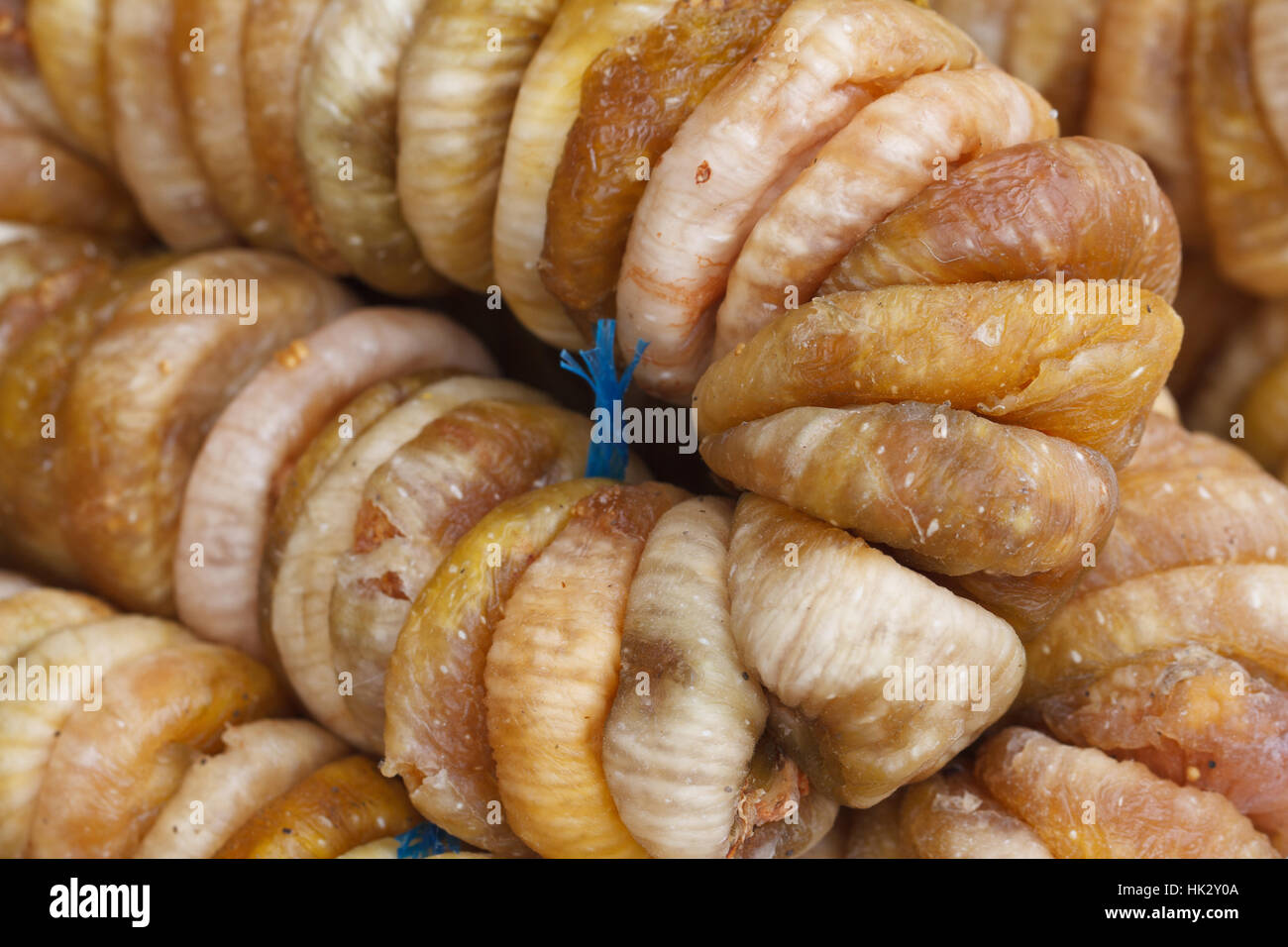 A bunch of dried figs large. macro horizontal Stock Photo - Alamy