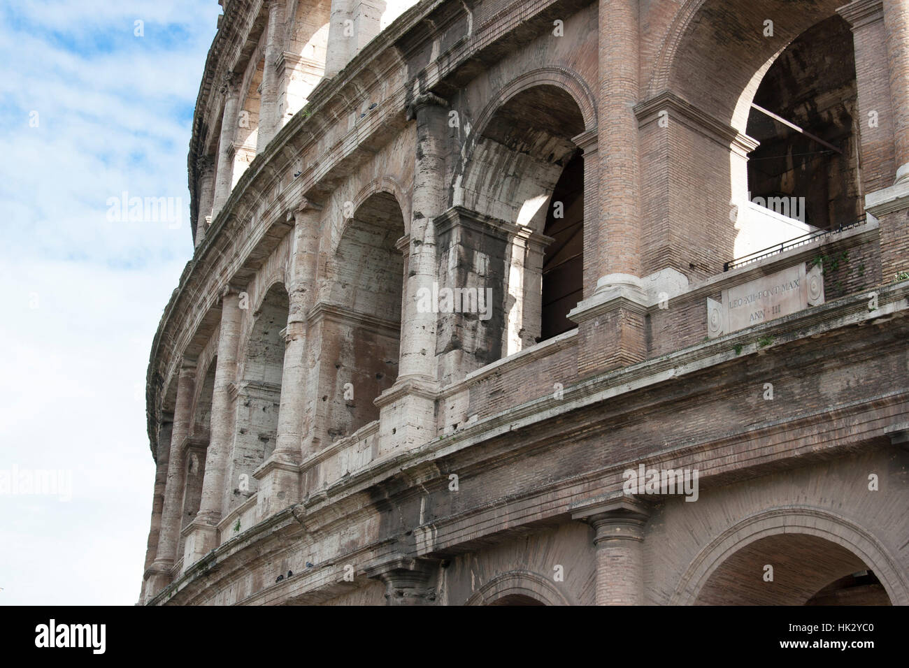 Rome, roma, coliseum, italy, blue, travel, city, town, monument ...