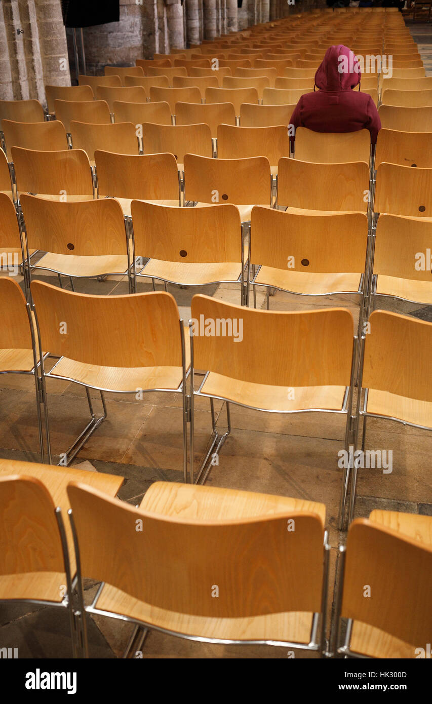 Single man praying hi-res stock photography and images - Alamy