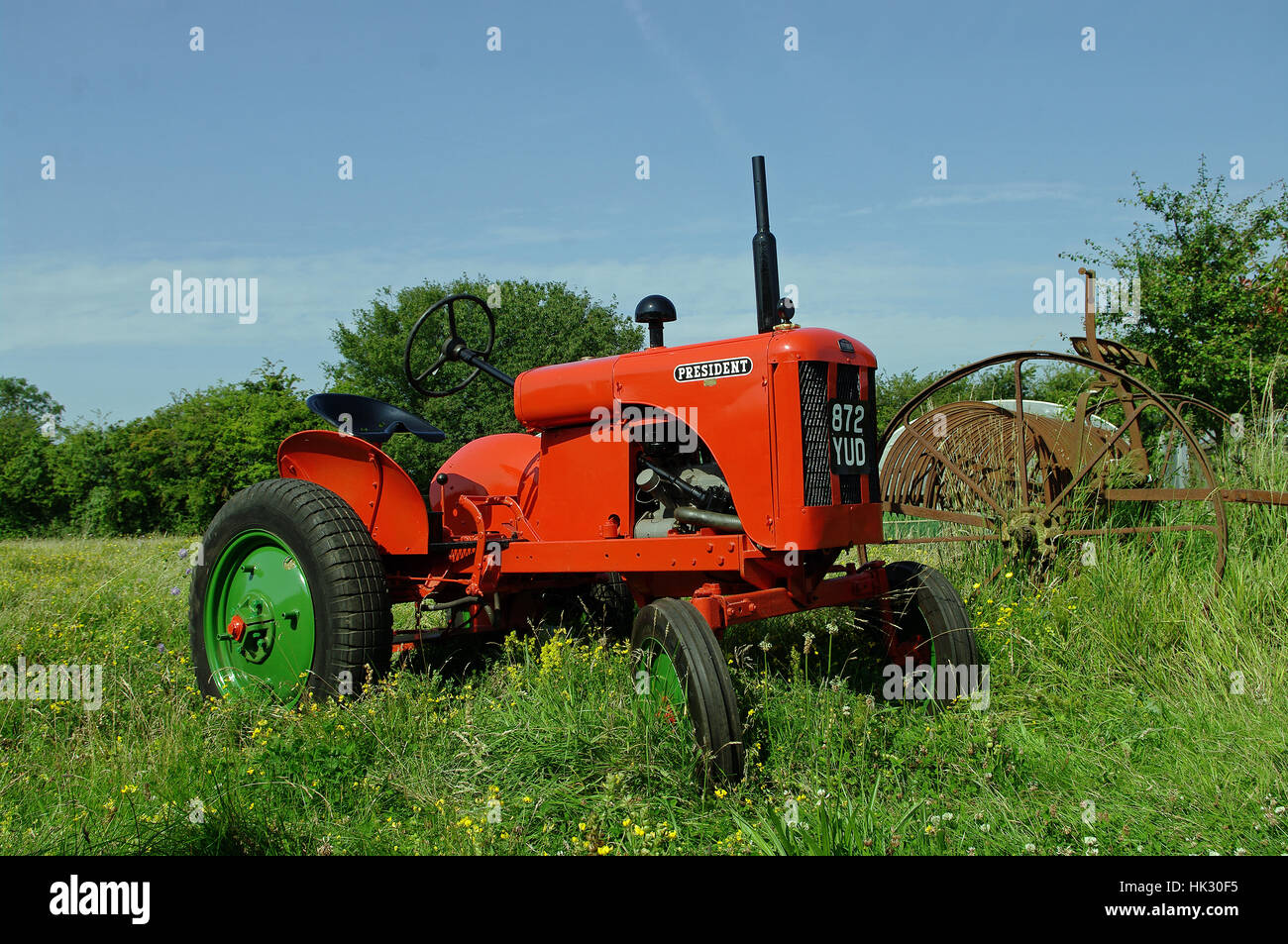 President vintage tractor hi-res stock photography and images - Alamy