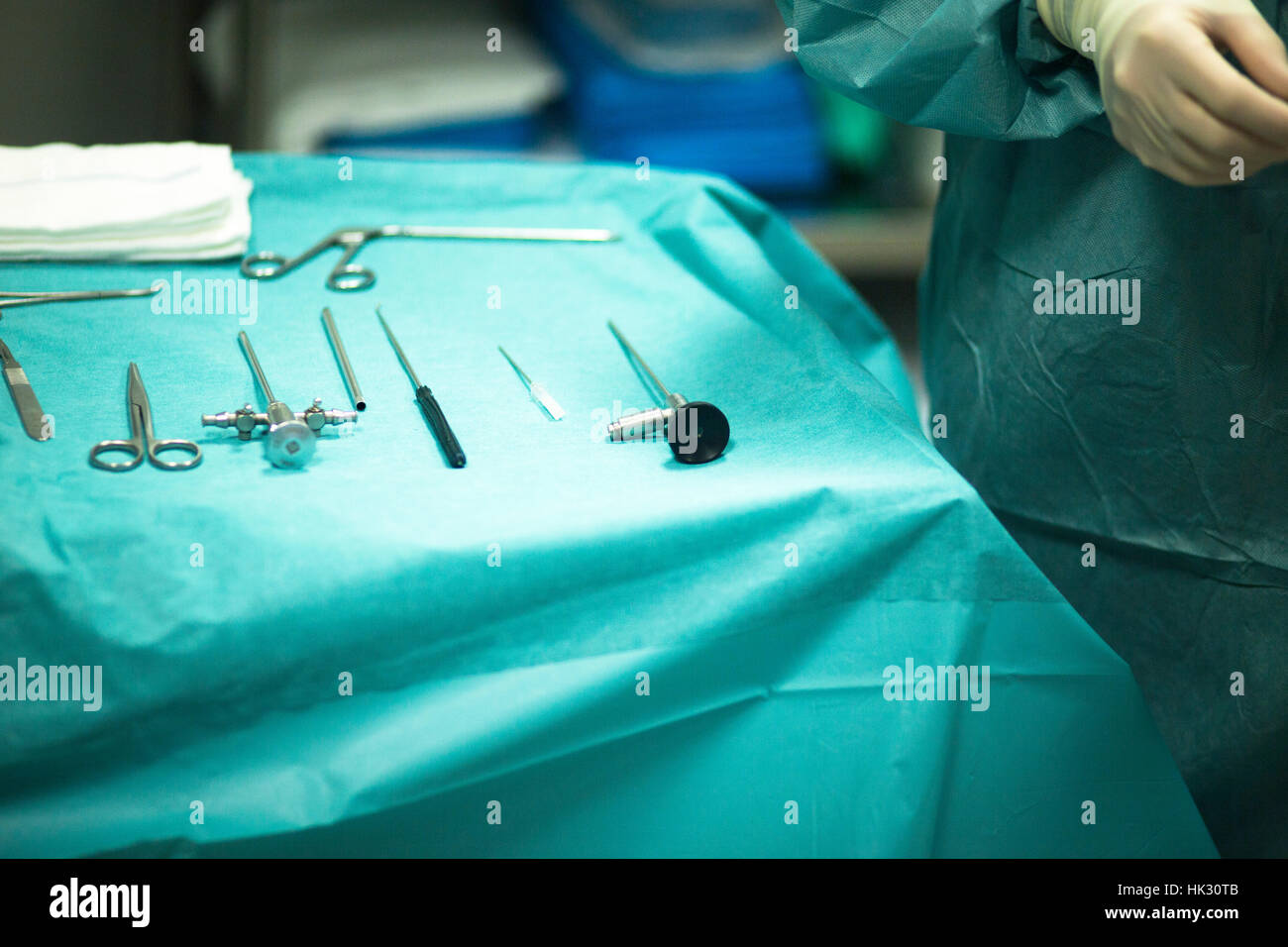 Surgery instrumentation in emergency room operating theater operation ...
