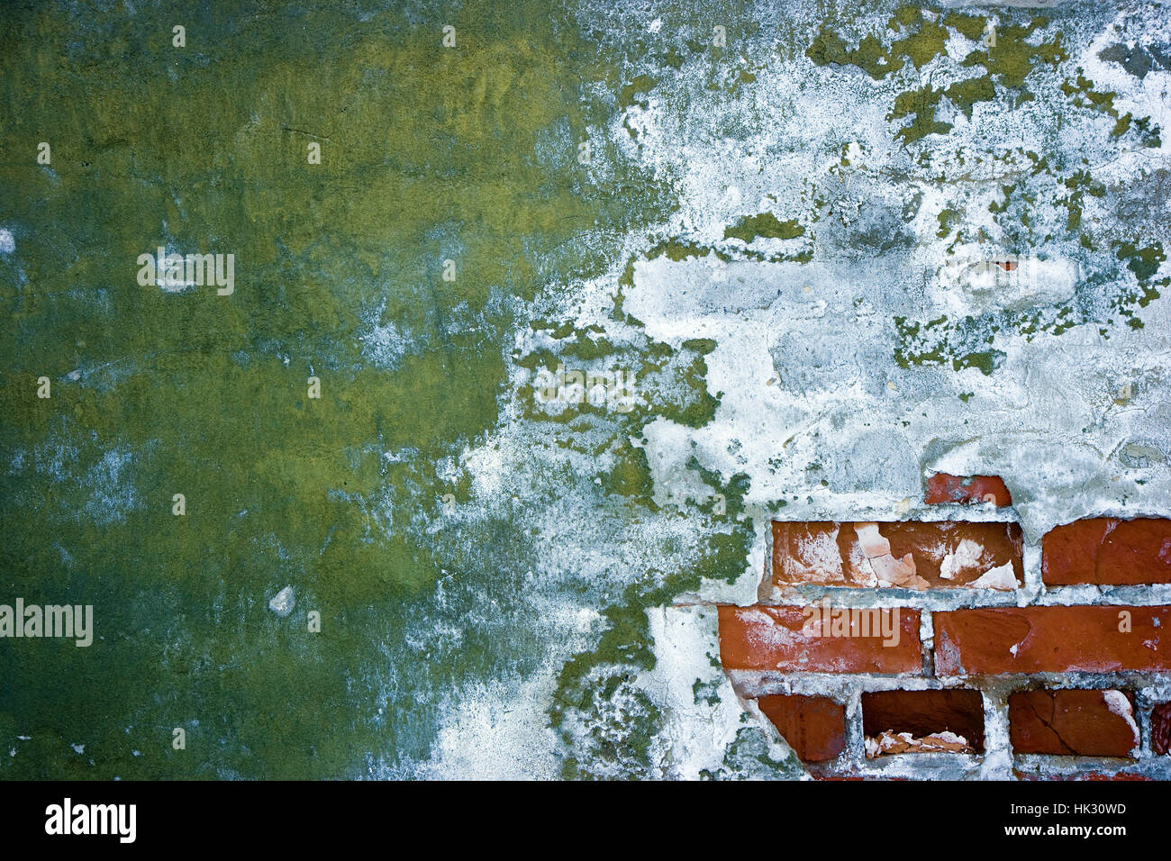 blue, colour, stone, green, rough, concrete, plaster, wall, endless ...
