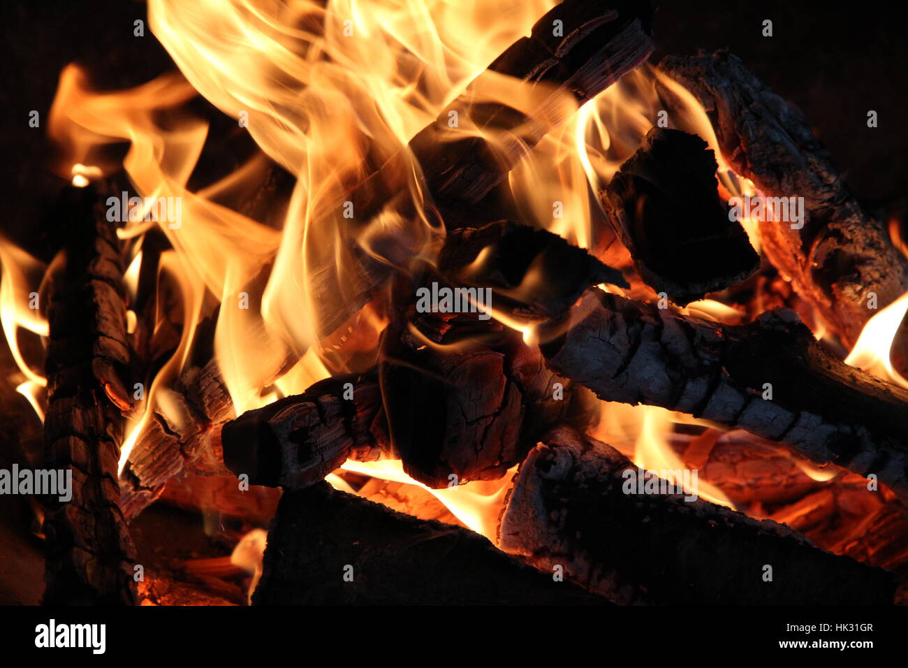 wood, heat, fire, conflagration, flame, flames, campfire, wood, snug ...