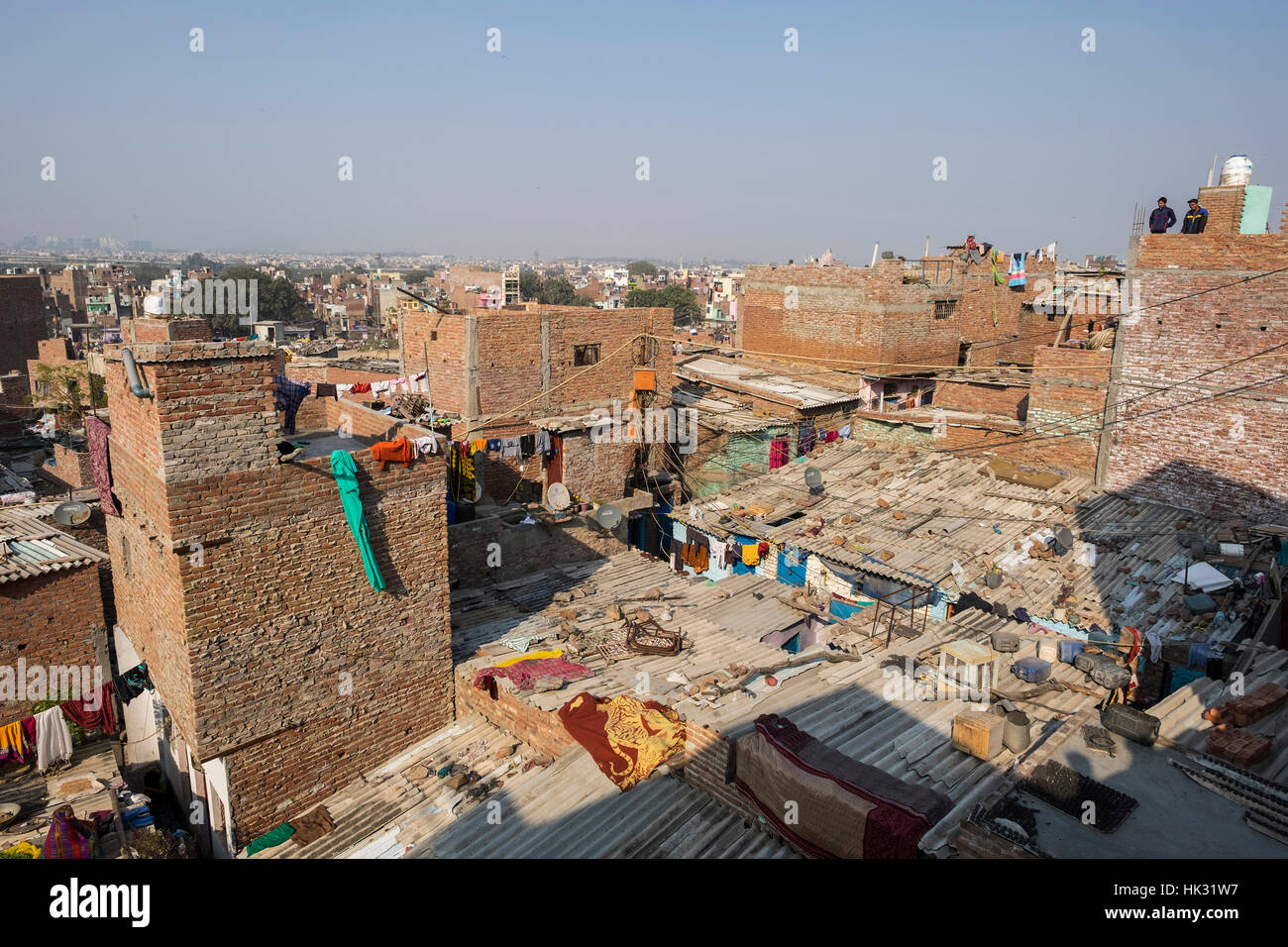 Slum slums delhi india hi-res stock photography and images - Alamy