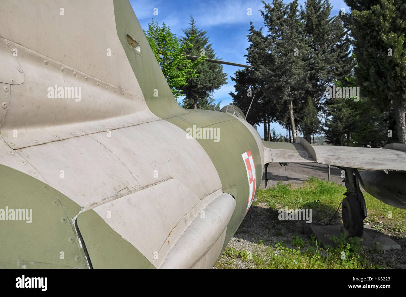 View of the fuselage of the Lim-6bis jet fighter Stock Photo - Alamy