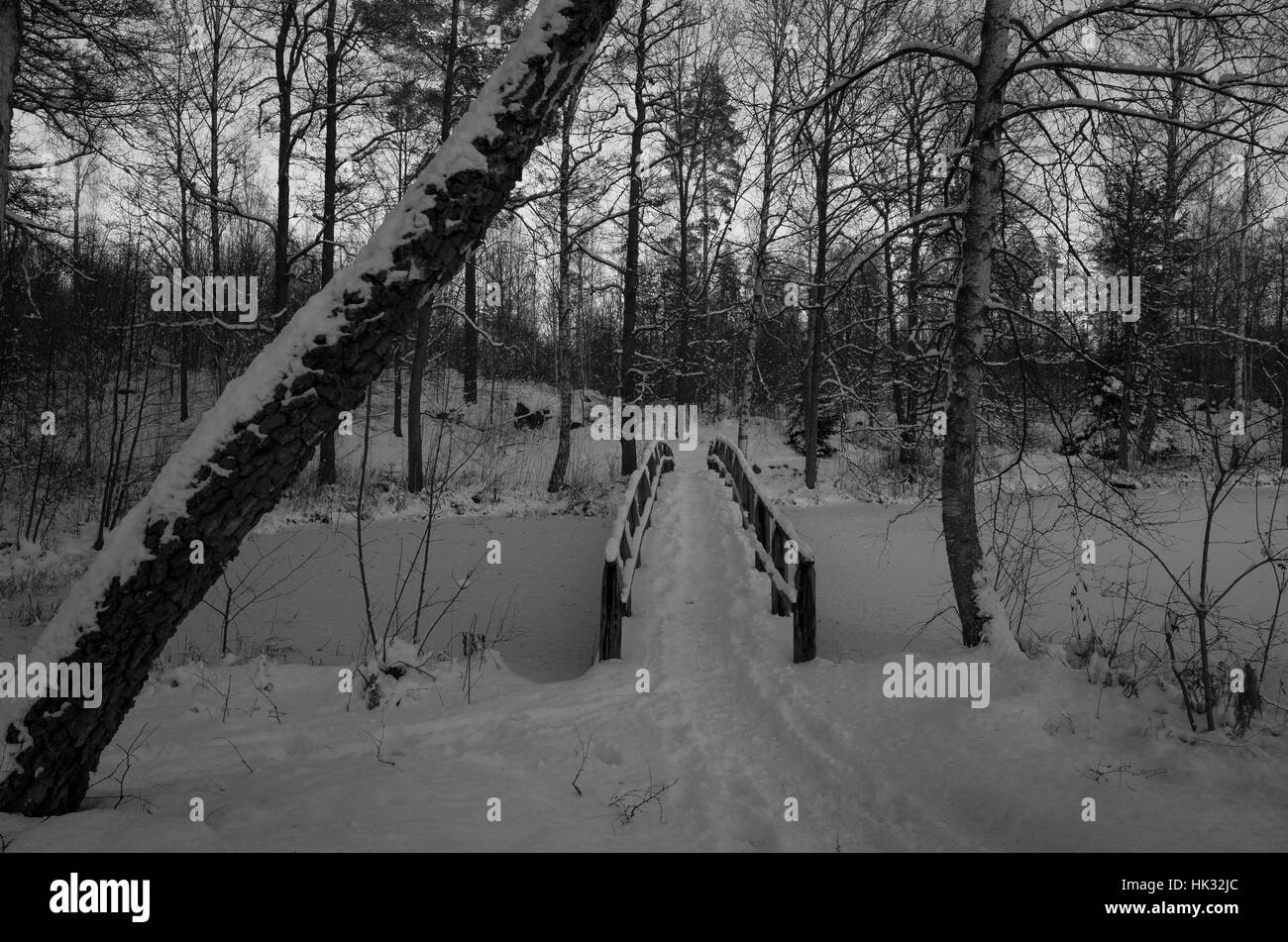 Winter feel Black and White Stock Photos & Images - Alamy