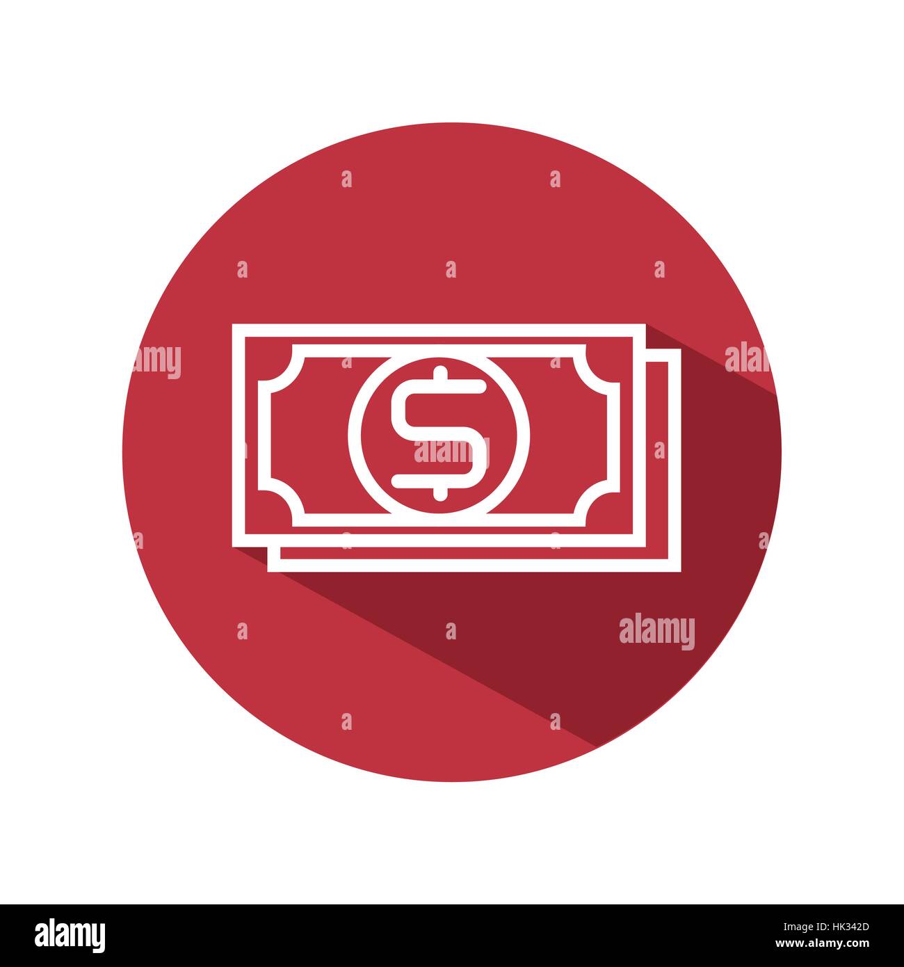 bill cash money isolated icon vector illustration design Stock Vector ...