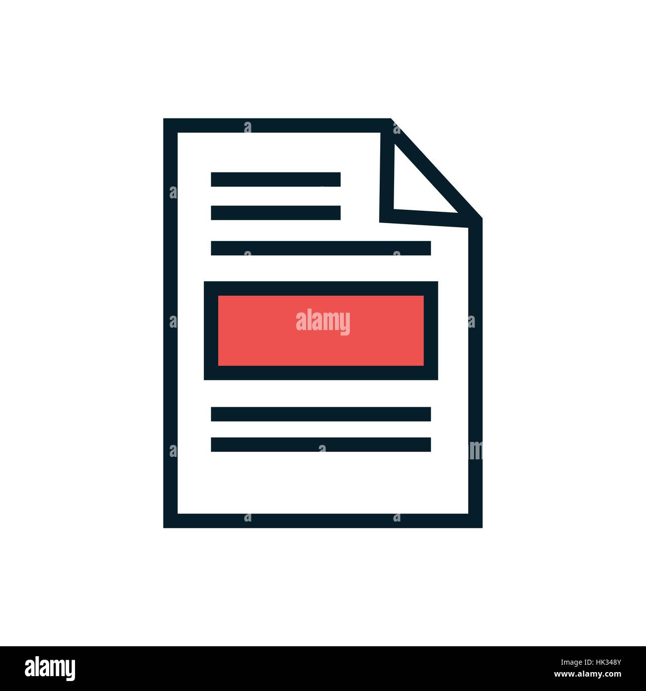 paper document file isolated icon vector illustration design Stock ...