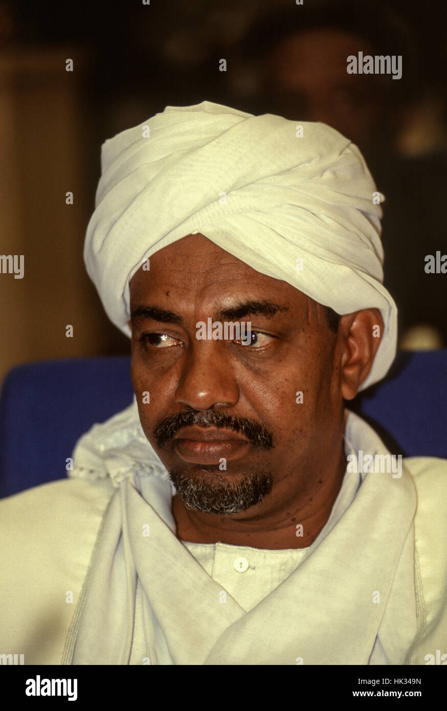 Omar Al Bashir, President of Sudan, during the 1990s, in Khartoum Stock ...