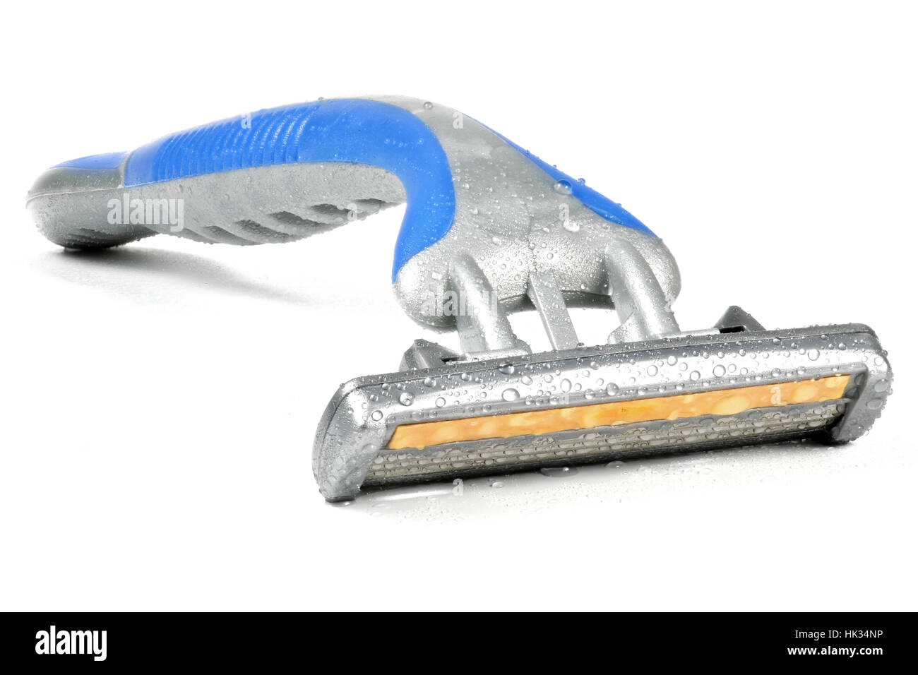 wet disposable razor isolated on white background Stock Photo - Alamy
