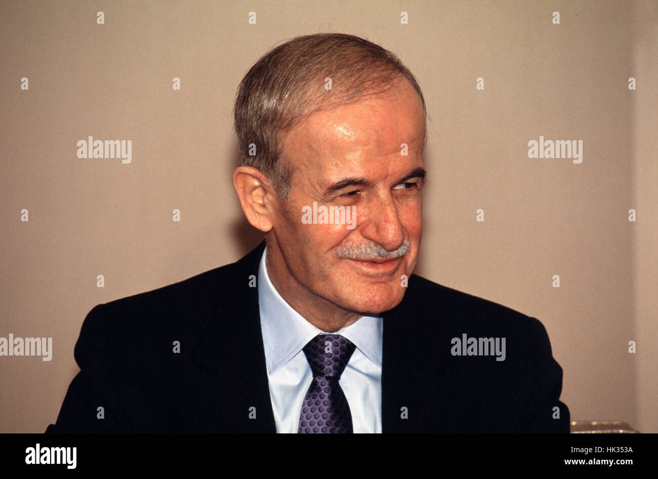 Damascus 1990s - Hafez Al Assad at the Presidential palace in Damascus ...