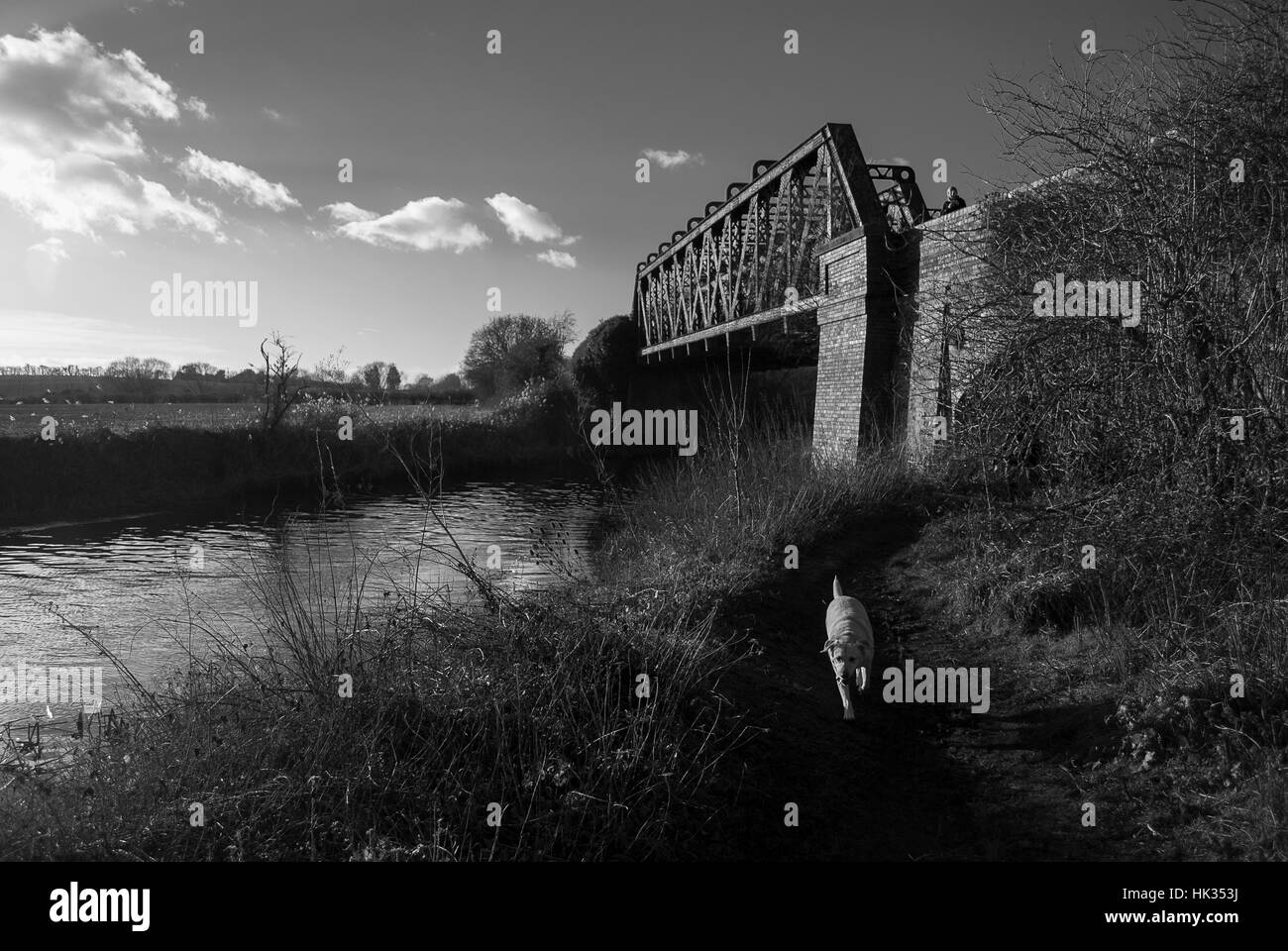 Stratford river bridge Black and White Stock Photos & Images - Alamy