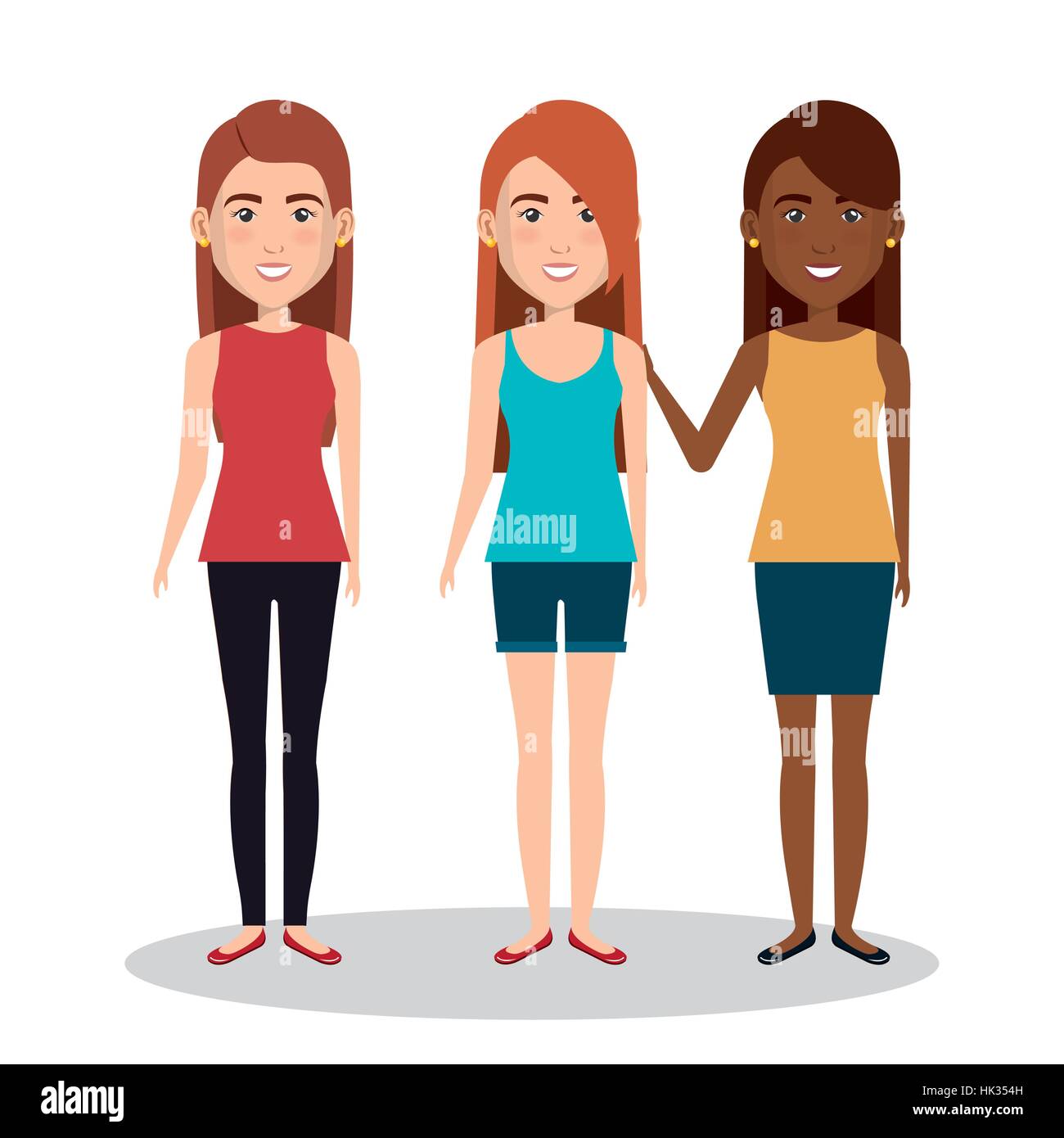 persons group avatars characters vector illustration design Stock ...